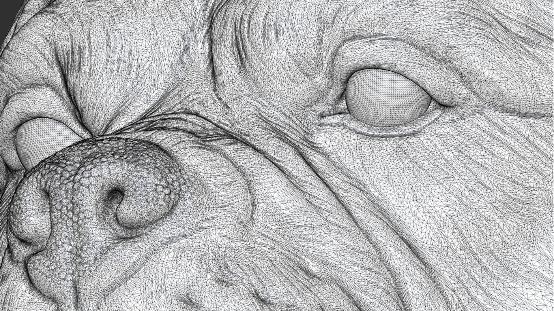 American Bully Bust Version 1 - 3D Model by guninnik81