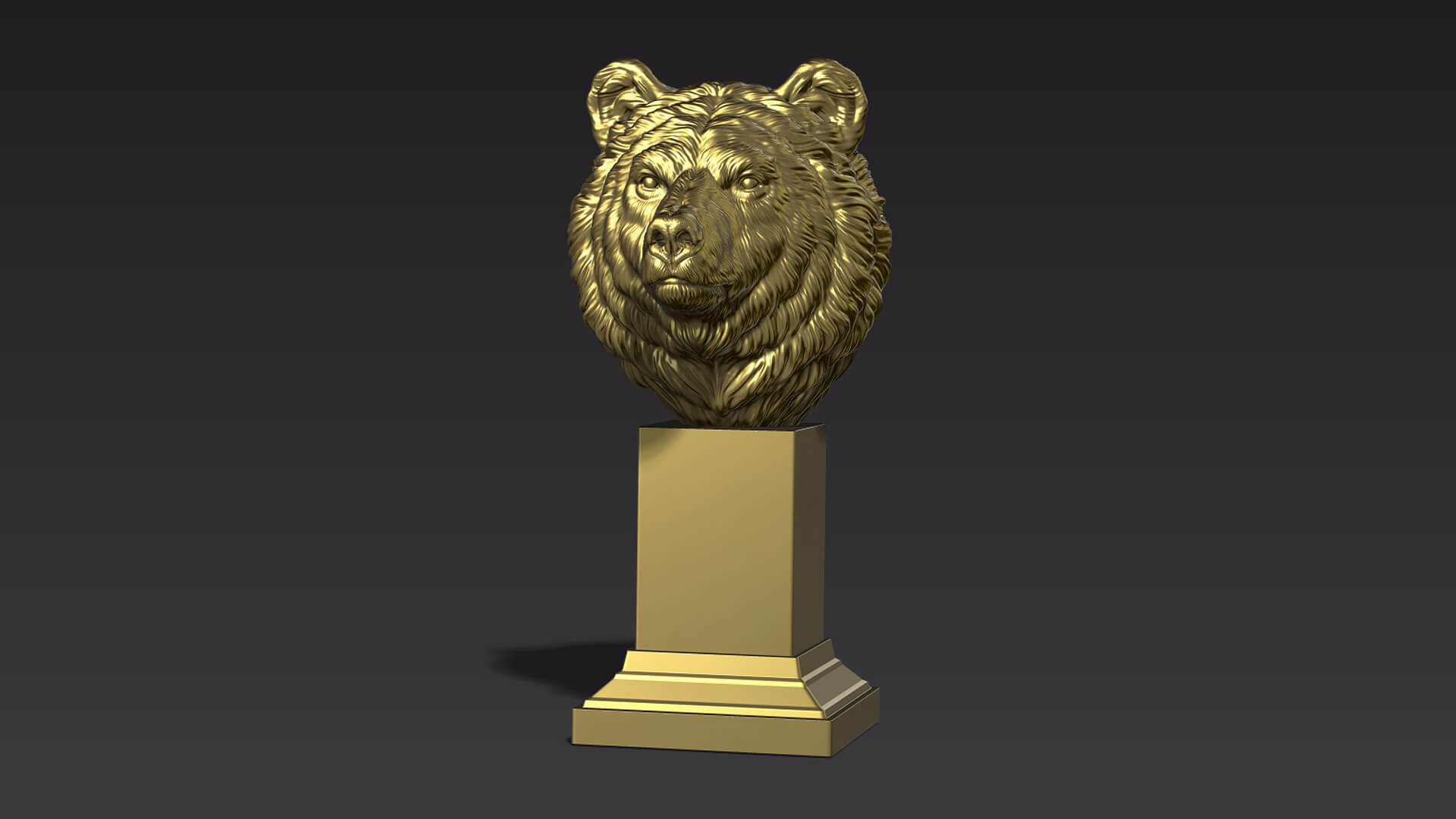 Bear Gloomy Head - 3D Model by guninnik81