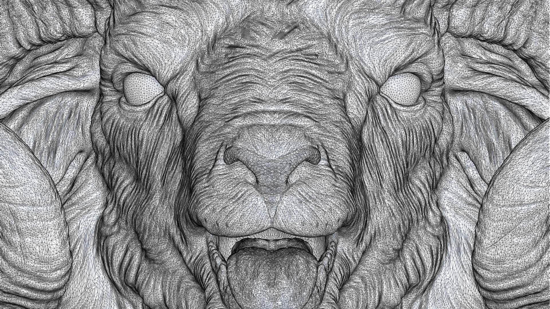 Bleating Ram Head - 3D Model by guninnik81