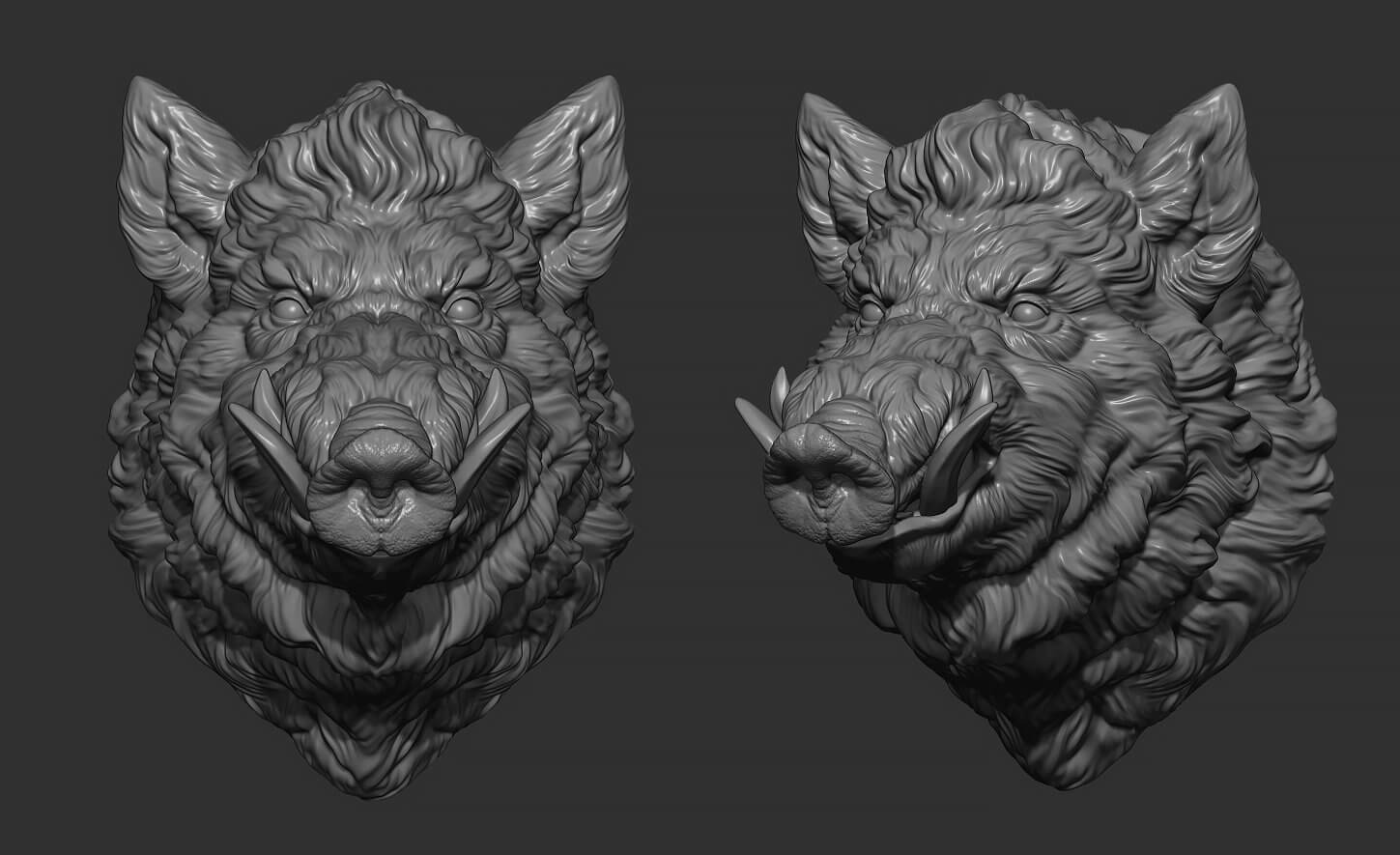 Boar Hog - 3D Model by guninnik81