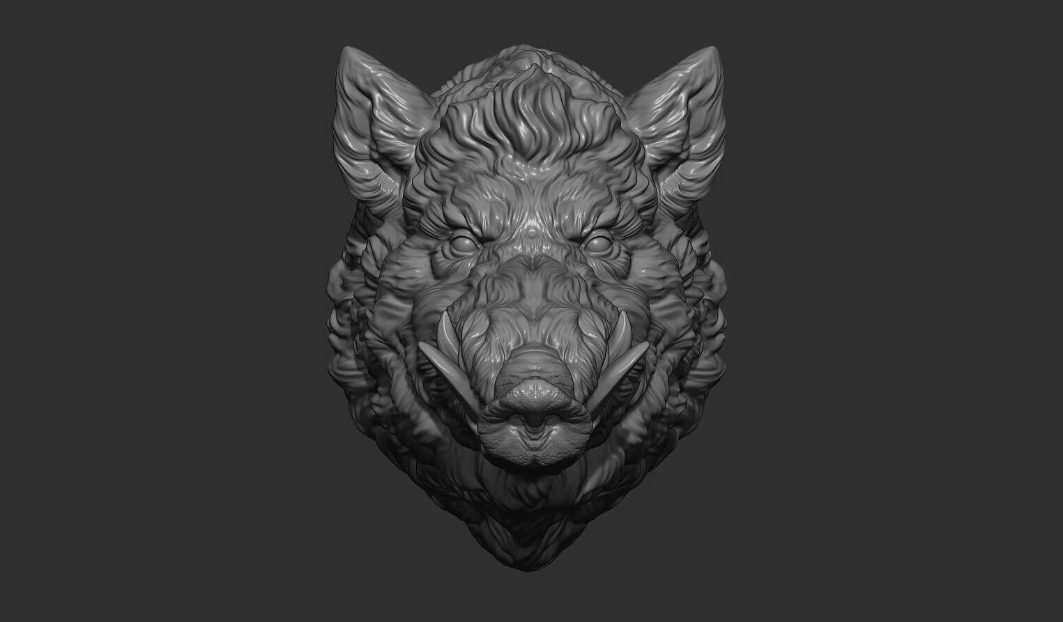 Boar Hog - 3D Model by guninnik81