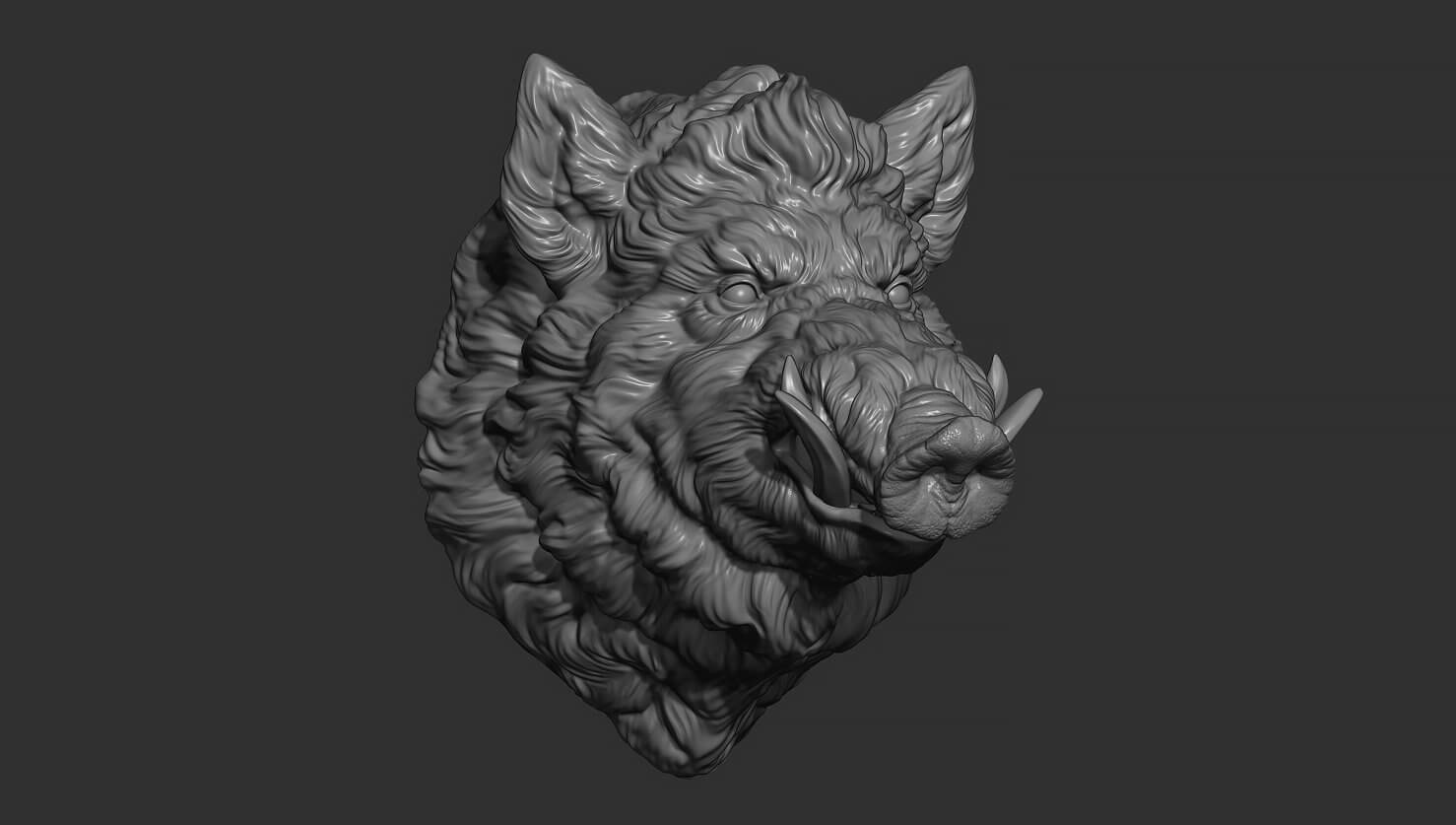 Boar Hog - 3D Model by guninnik81