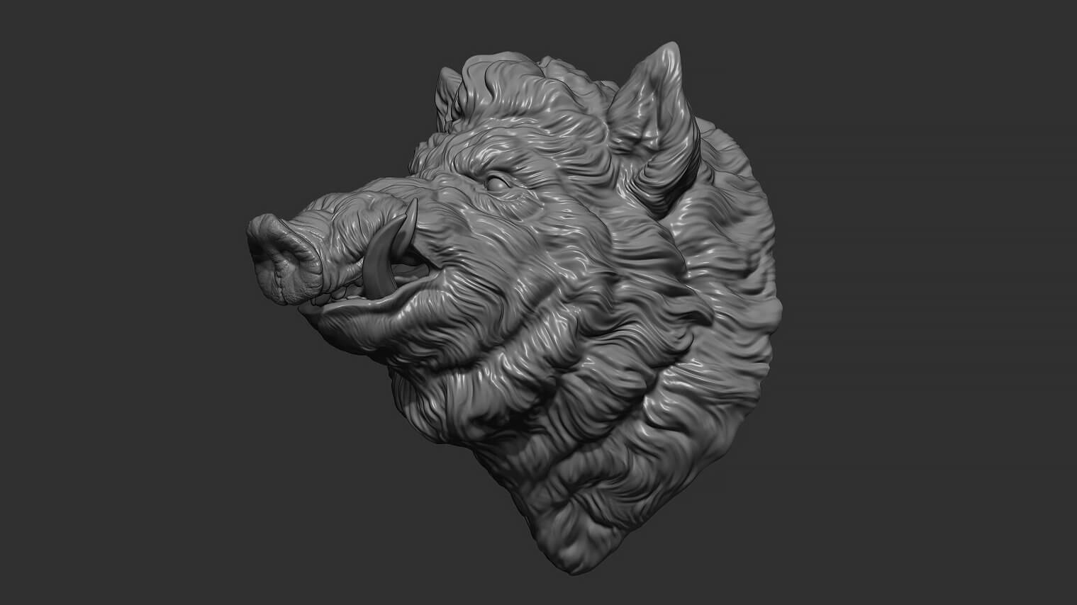 Boar Hog - 3D Print Model by guninnik81