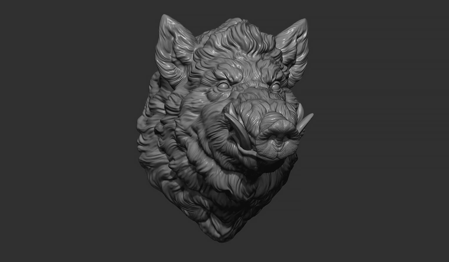 Boar Hog - 3D Model by guninnik81