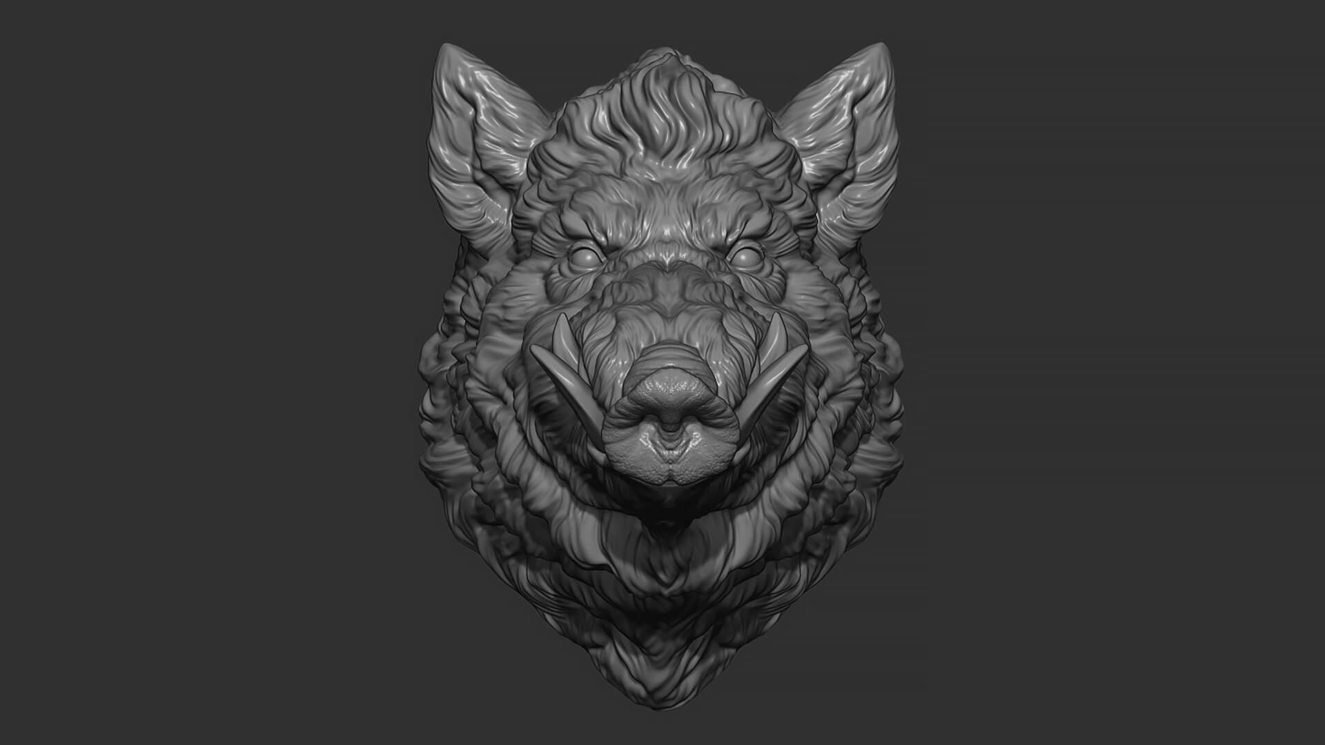 Boar Hog - 3D Model by guninnik81