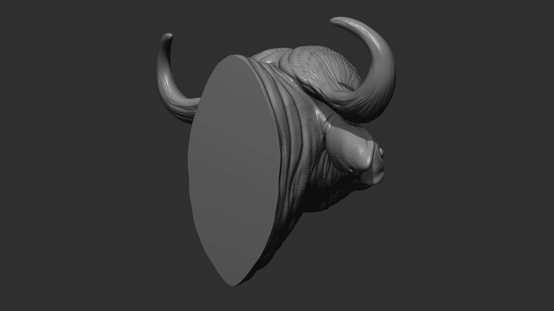 Buffalo Head - 3D Model by guninnik81