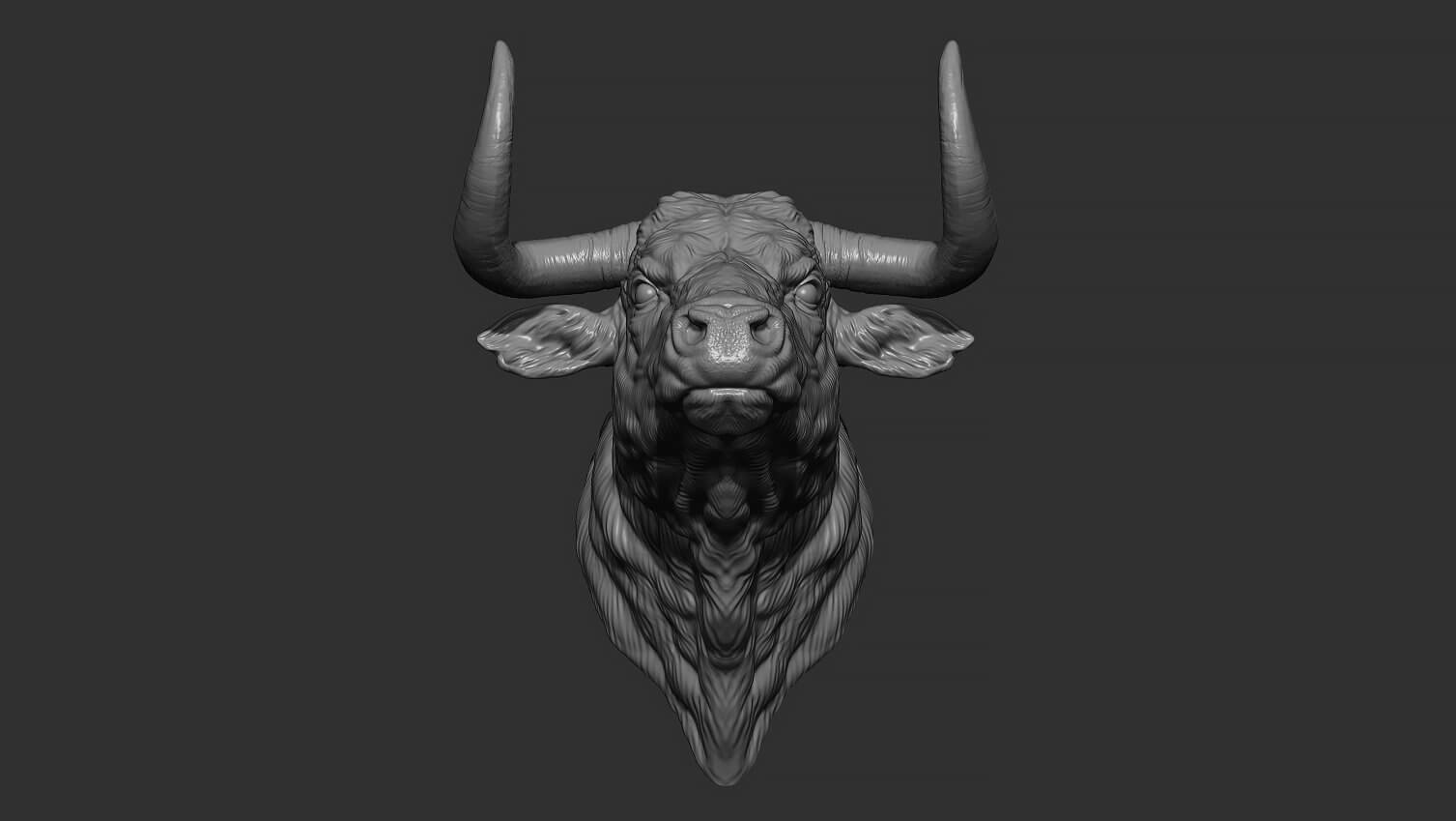 Bull Head Model by guninnik81