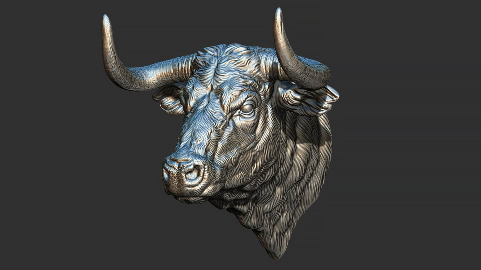 Bull Head Model by guninnik81