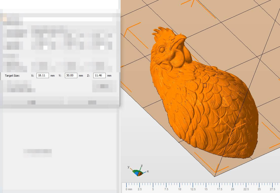 Chicken Bust Head - 3D Model by guninnik81
