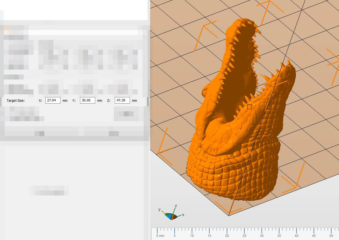 Crocodile Head - 3D Print Model by guninnik81