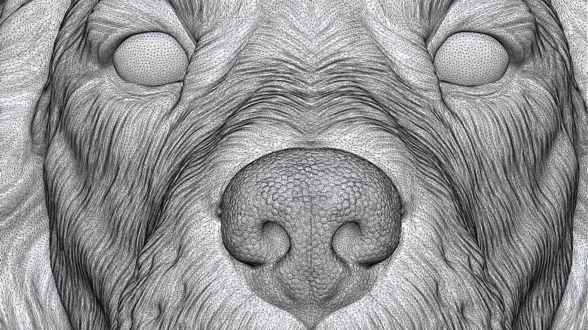 English Cocker Spaniel Bust - 3D Print Model by guninnik81