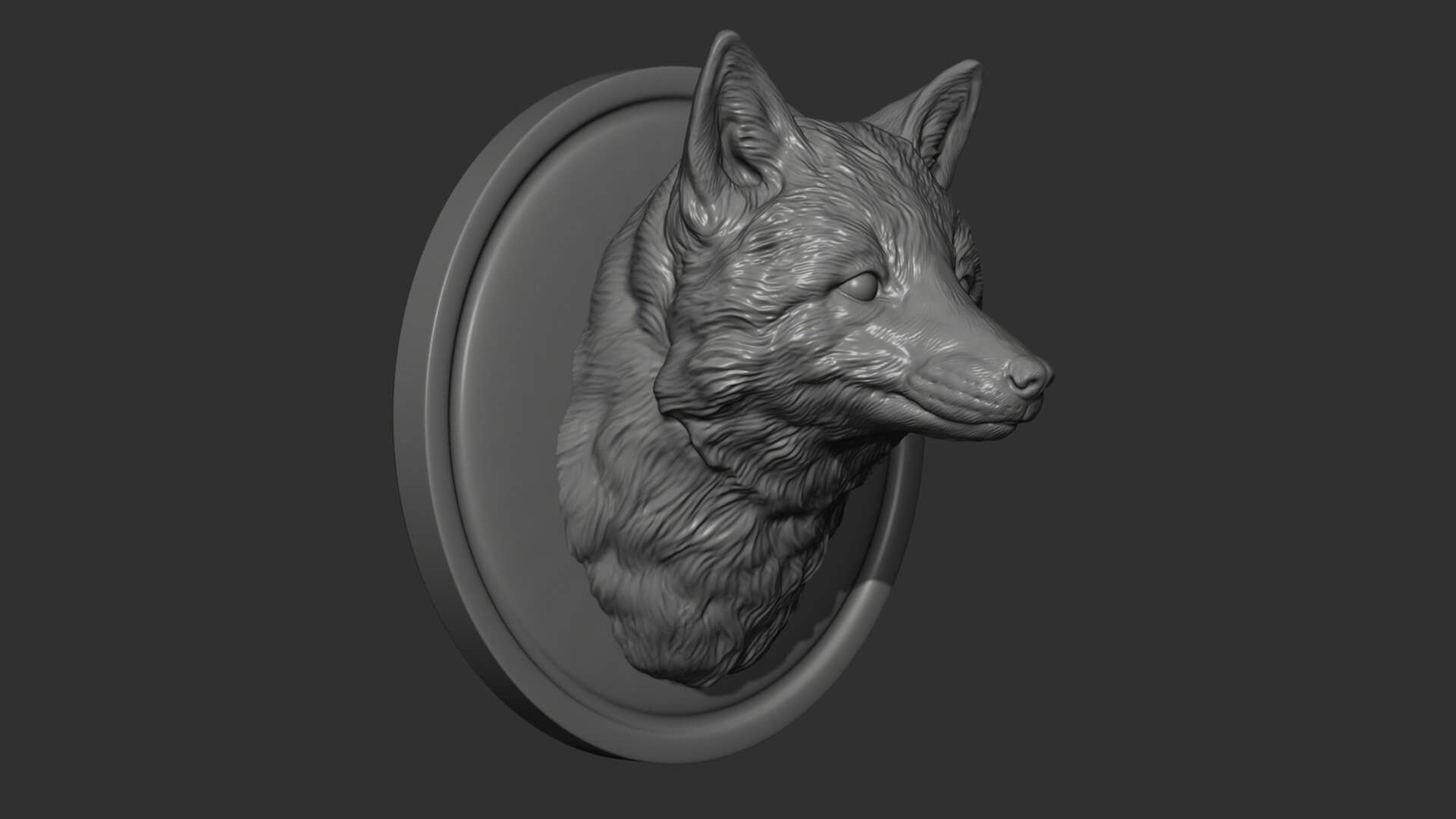 Fox Head - 3D Model by guninnik81