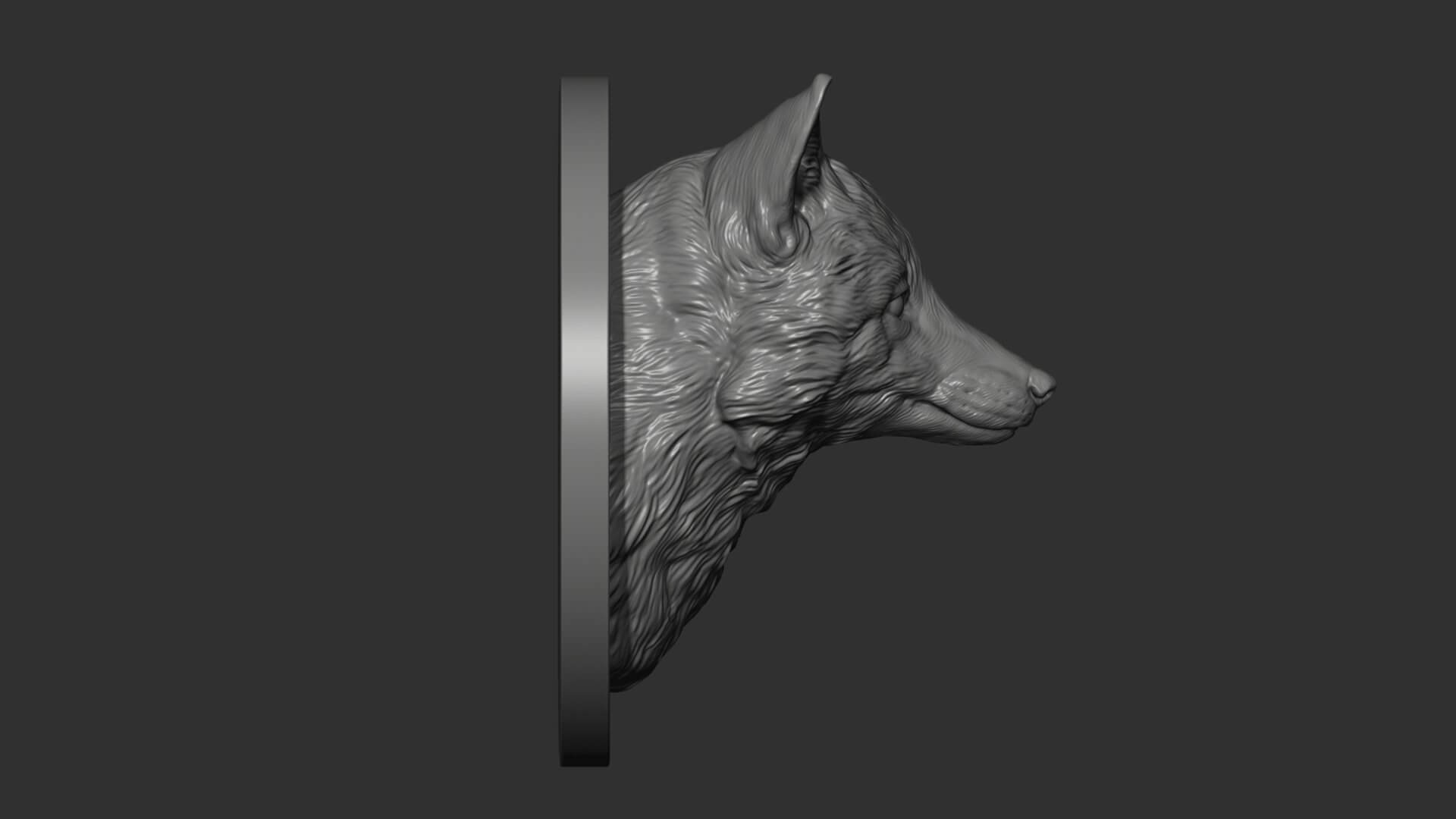 Fox Head - 3D Model by guninnik81