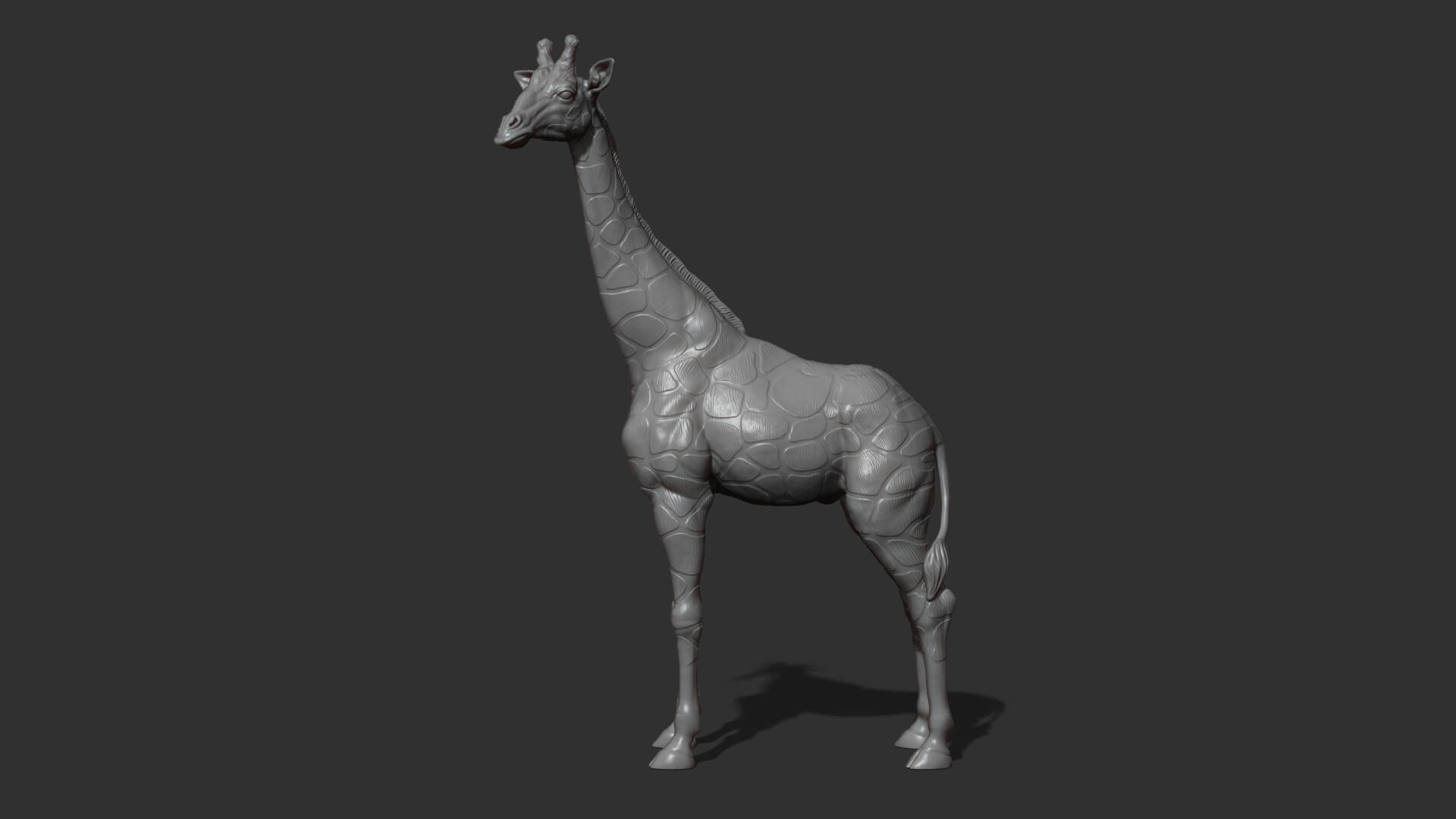 Giraffe Full-Length 3D Print Model by guninnik81