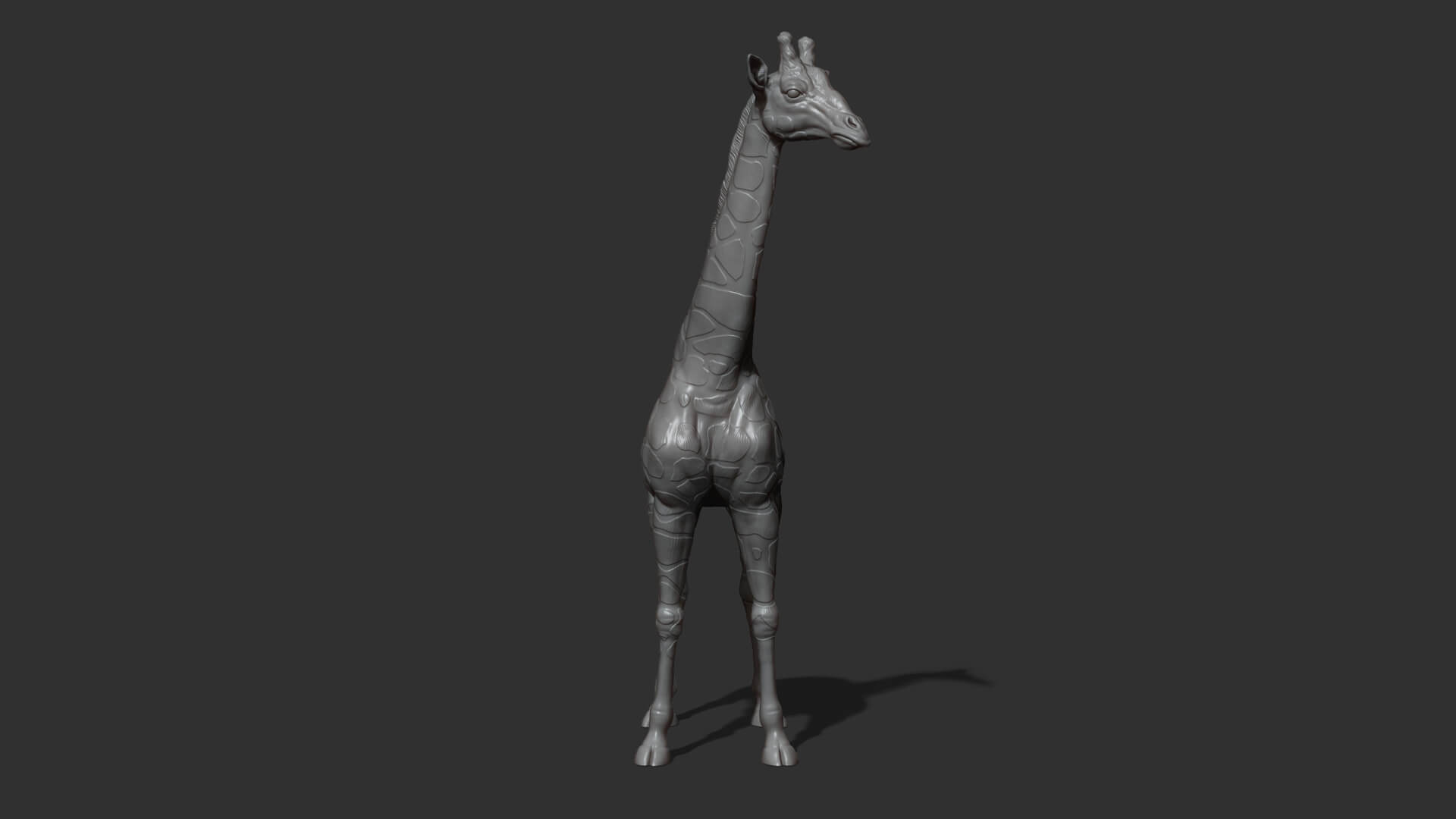 Giraffe Full-Length 3D Print Model by guninnik81