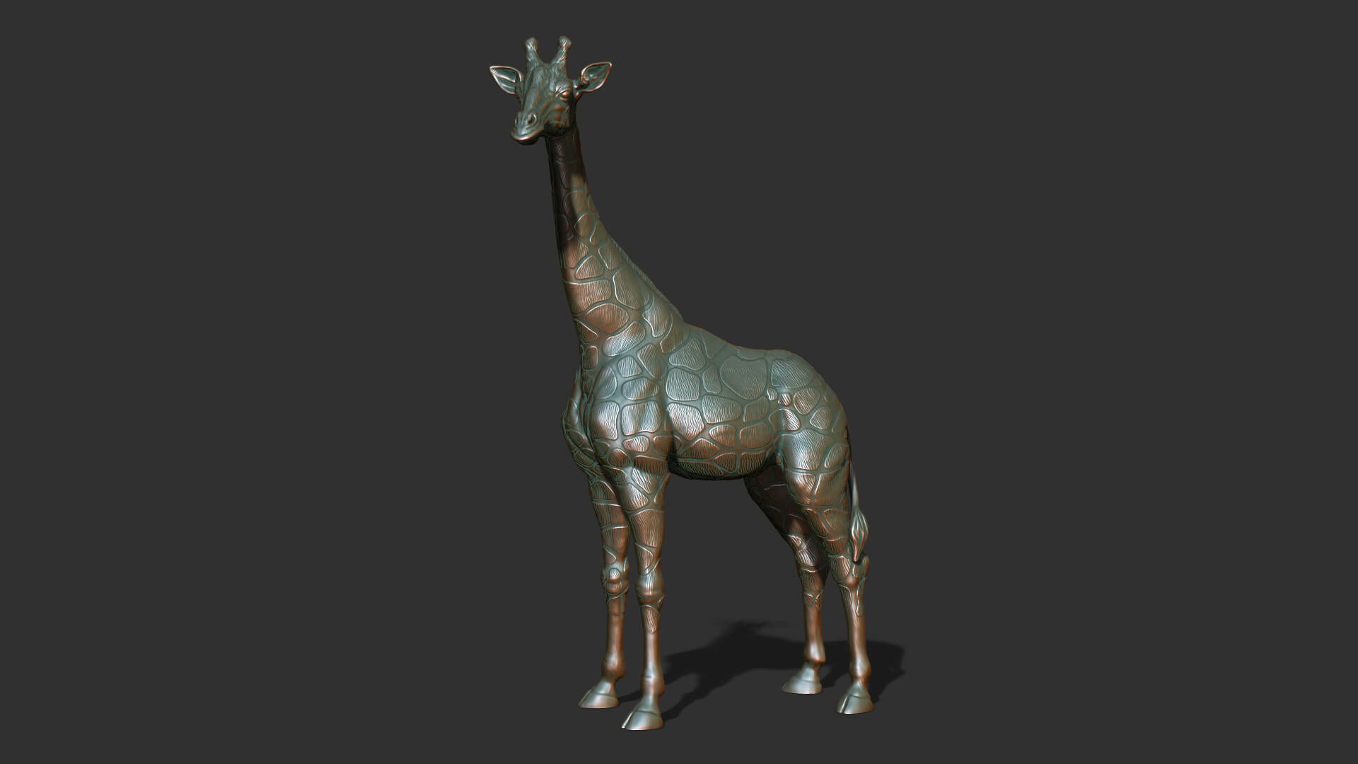 Giraffe Full-Length 3D Print Model by guninnik81