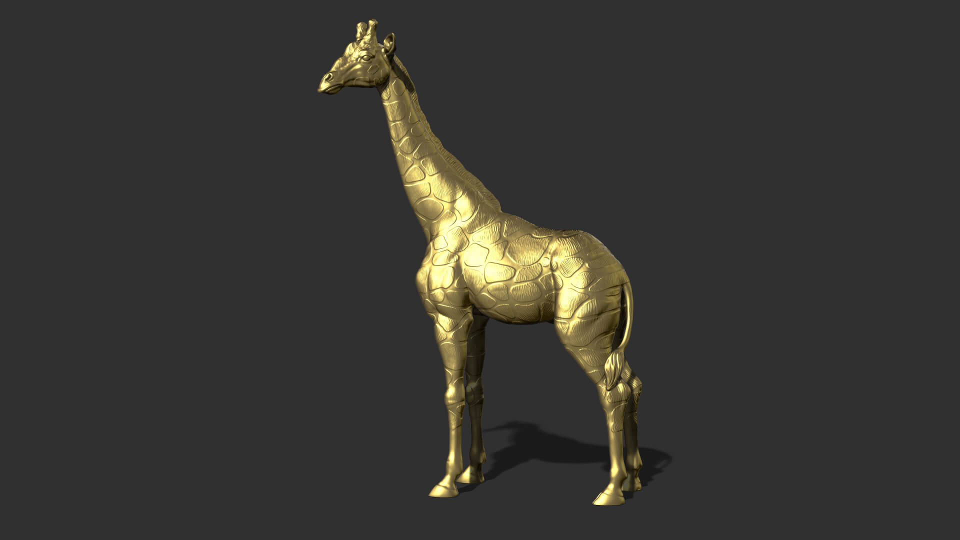 Giraffe Full-Length 3D Print Model by guninnik81