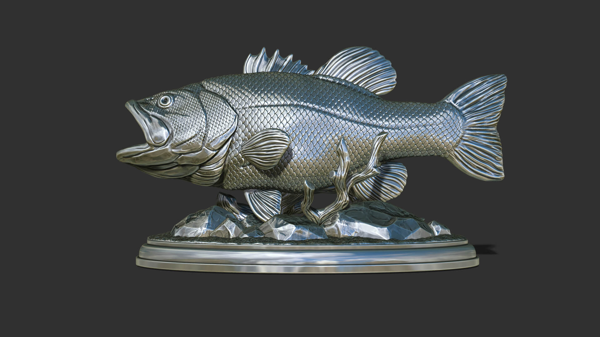 Largemouth Bass - 3D Model by guninnik81