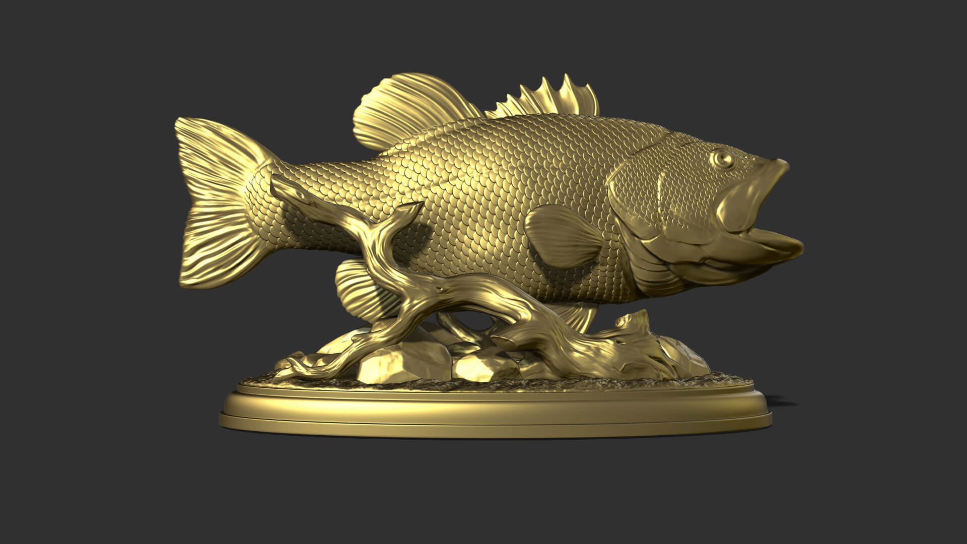 Largemouth Bass - 3D Model by guninnik81