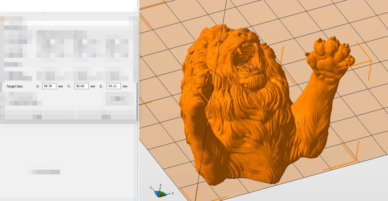 Lion Leaping - 3D Print Model by guninnik81