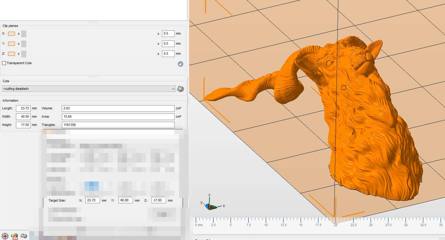 Markhor Goat Head - 3D Model by guninnik81