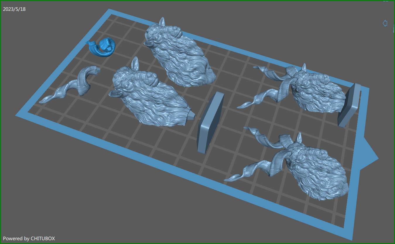 Markhor Goat Head - 3D Model by guninnik81