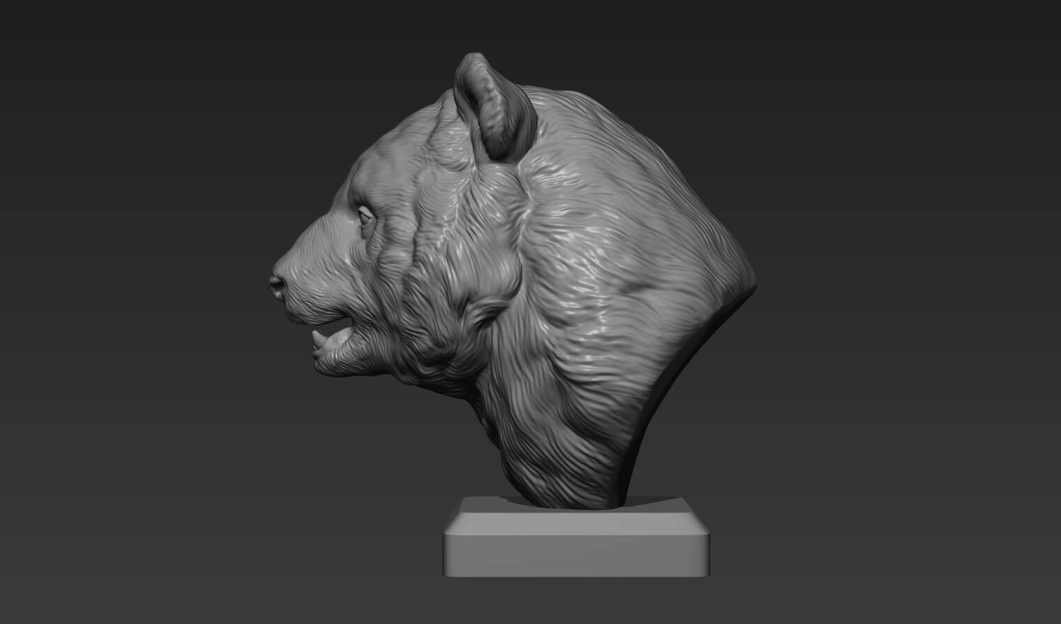 Panda Head - 3D Model by guninnik81