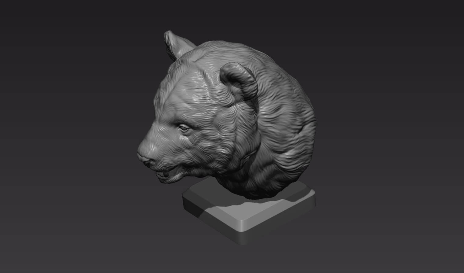 Panda Head - 3D Model by guninnik81