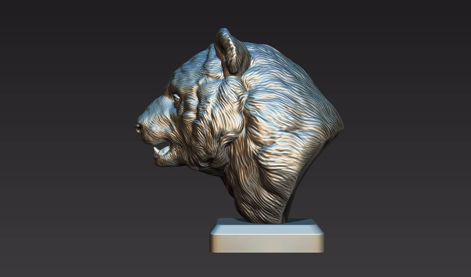 Panda Head - 3D Model by guninnik81