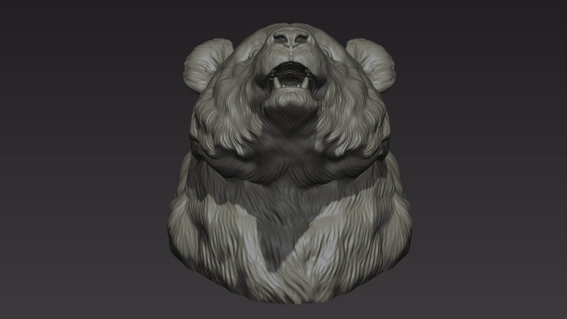 Panda Head - 3D Model by guninnik81