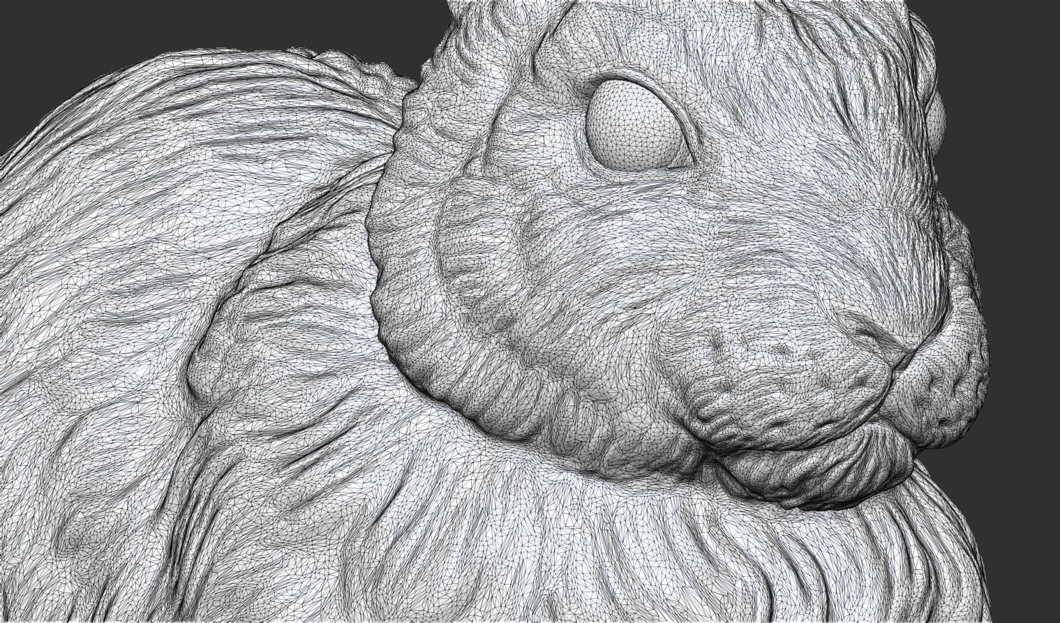 Rabbit Fluffy - 3D Model by guninnik81