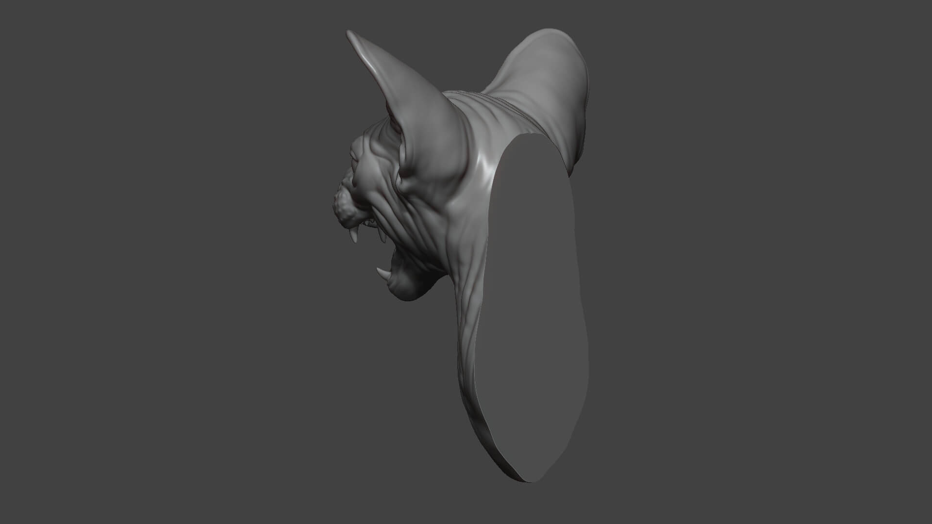 Sphinx Cat Grin - 3D Model by guninnik81