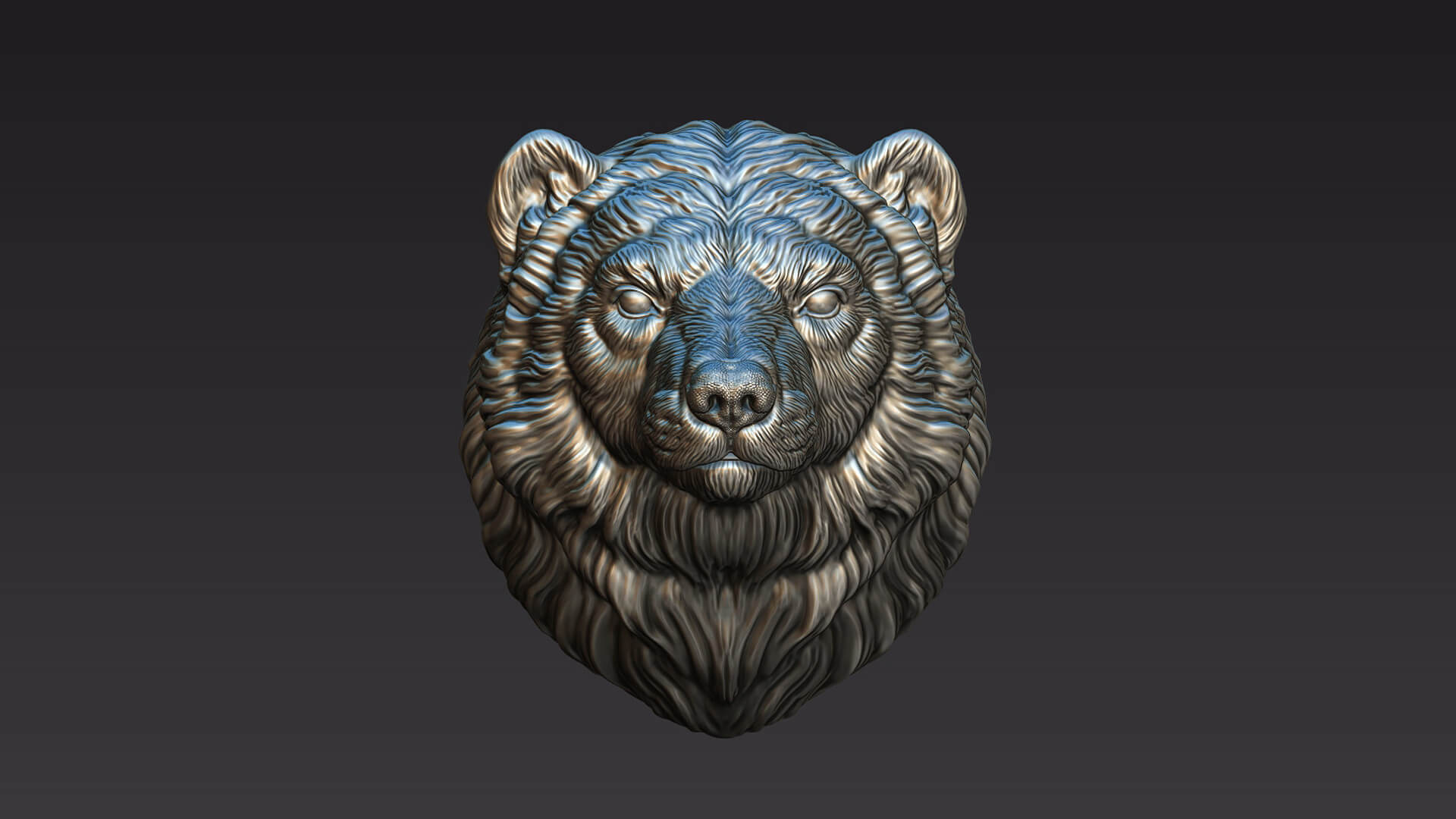 Wolverine Head - 3D Print Model by guninnik81