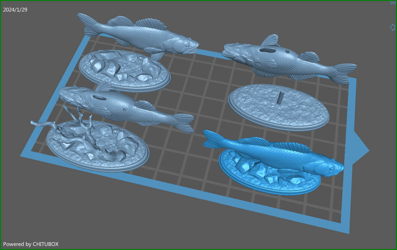 Zander on The Base - 3D Print Model by guninnik81