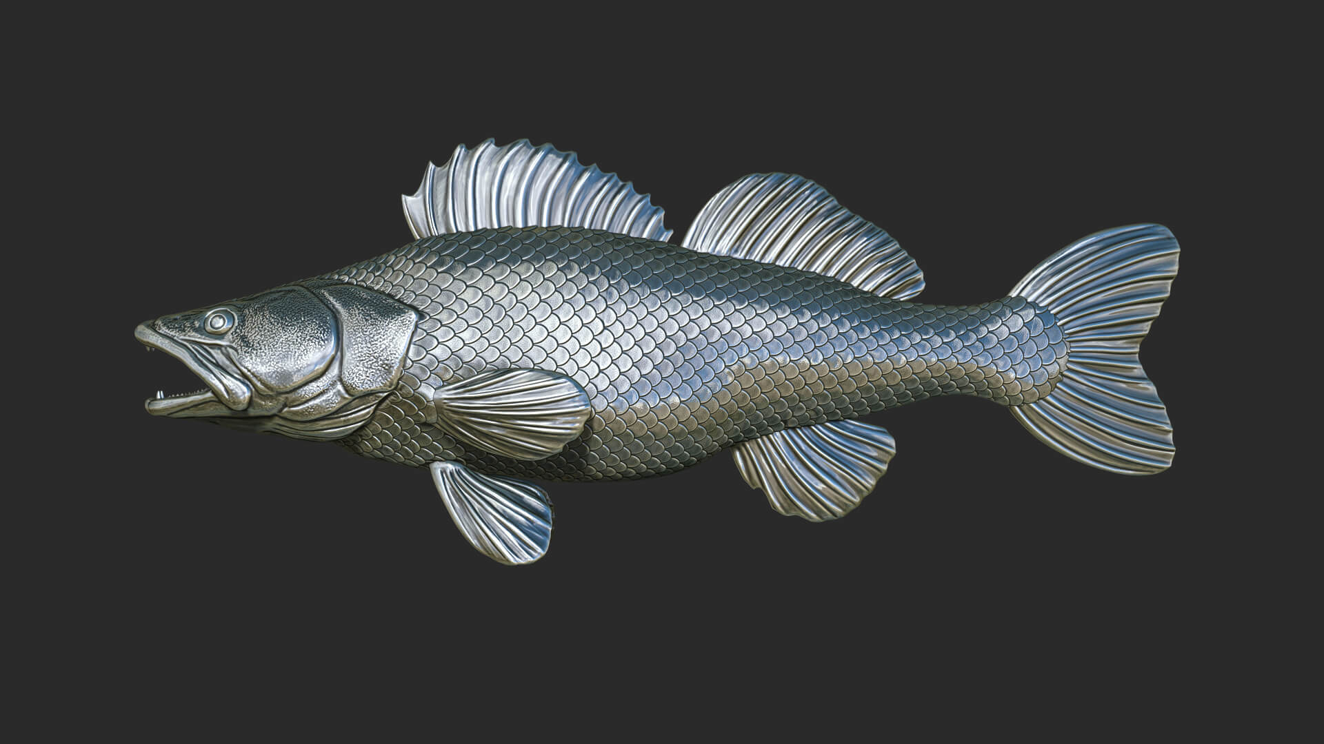 Zander on The Base - 3D Model by guninnik81