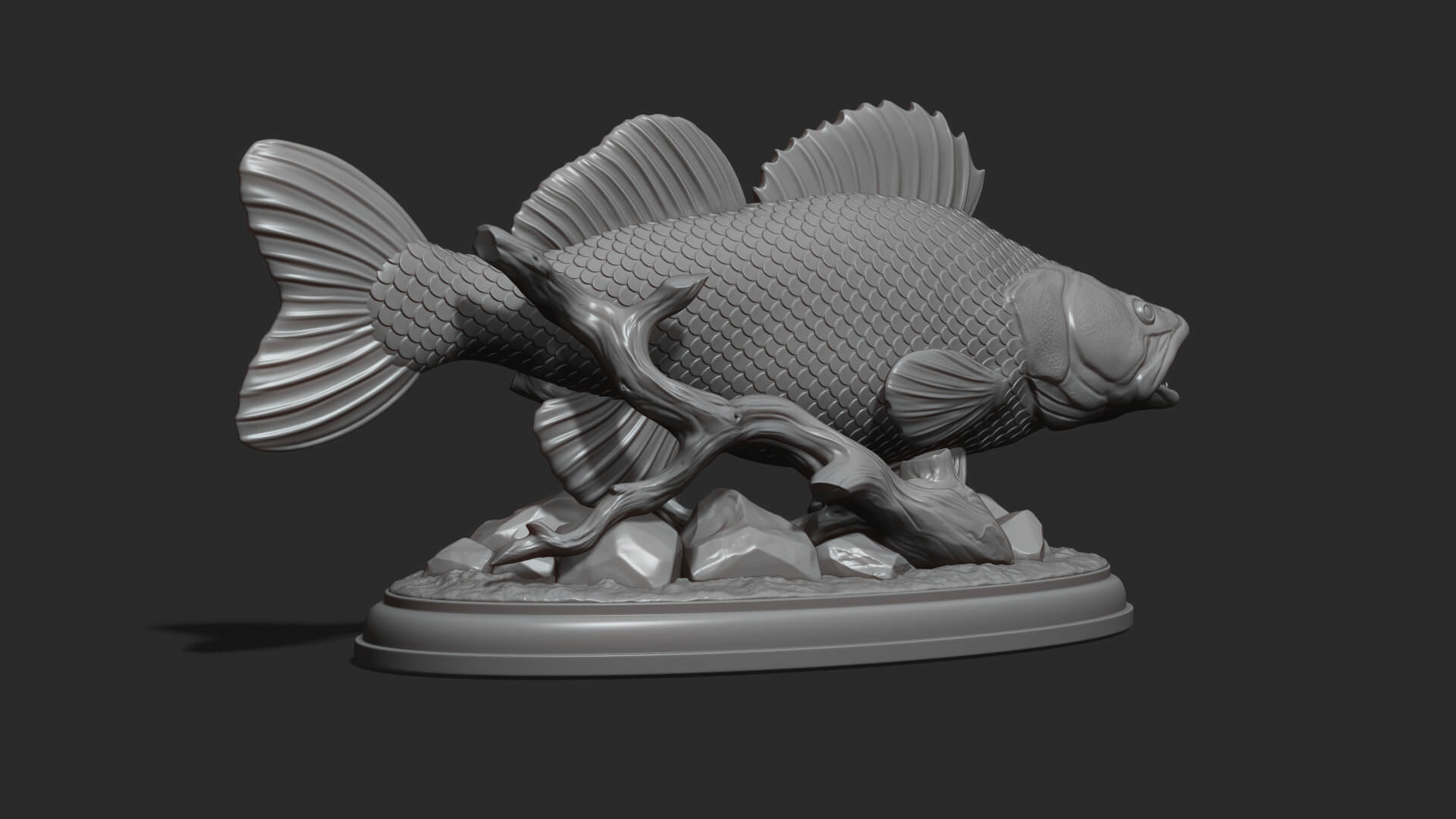 Zander on The Base - 3D Model by guninnik81