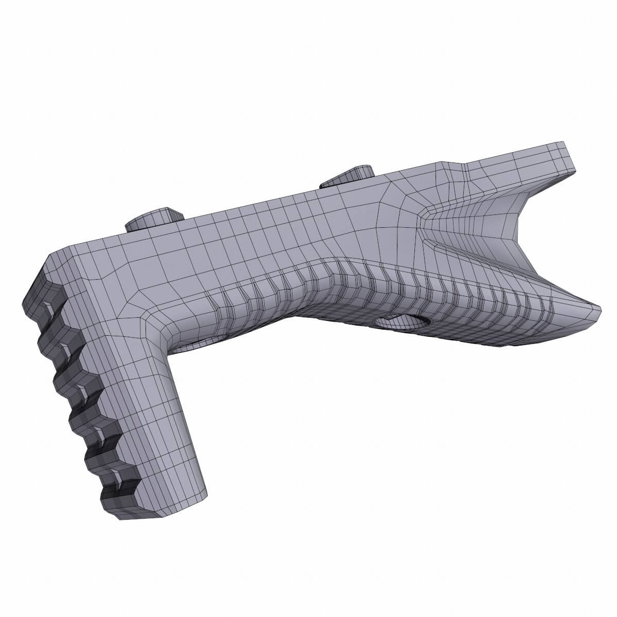 Angled Foregrip Stoner - 3D Model by GunsNTanks