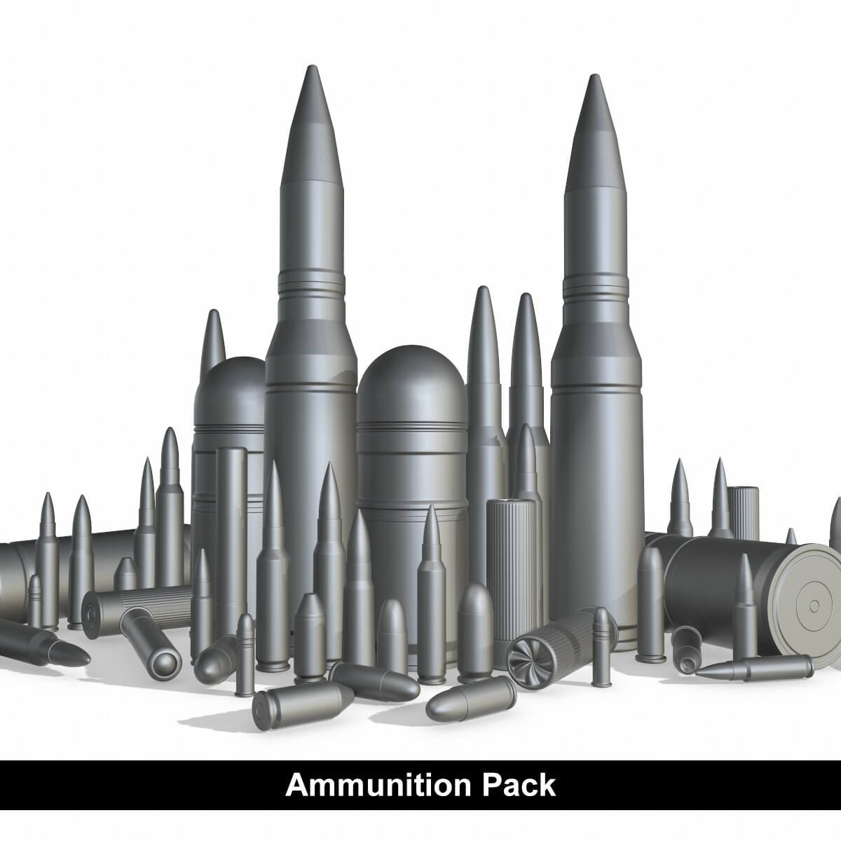 Ammunition Pack - 3D Model by GunsNTanks