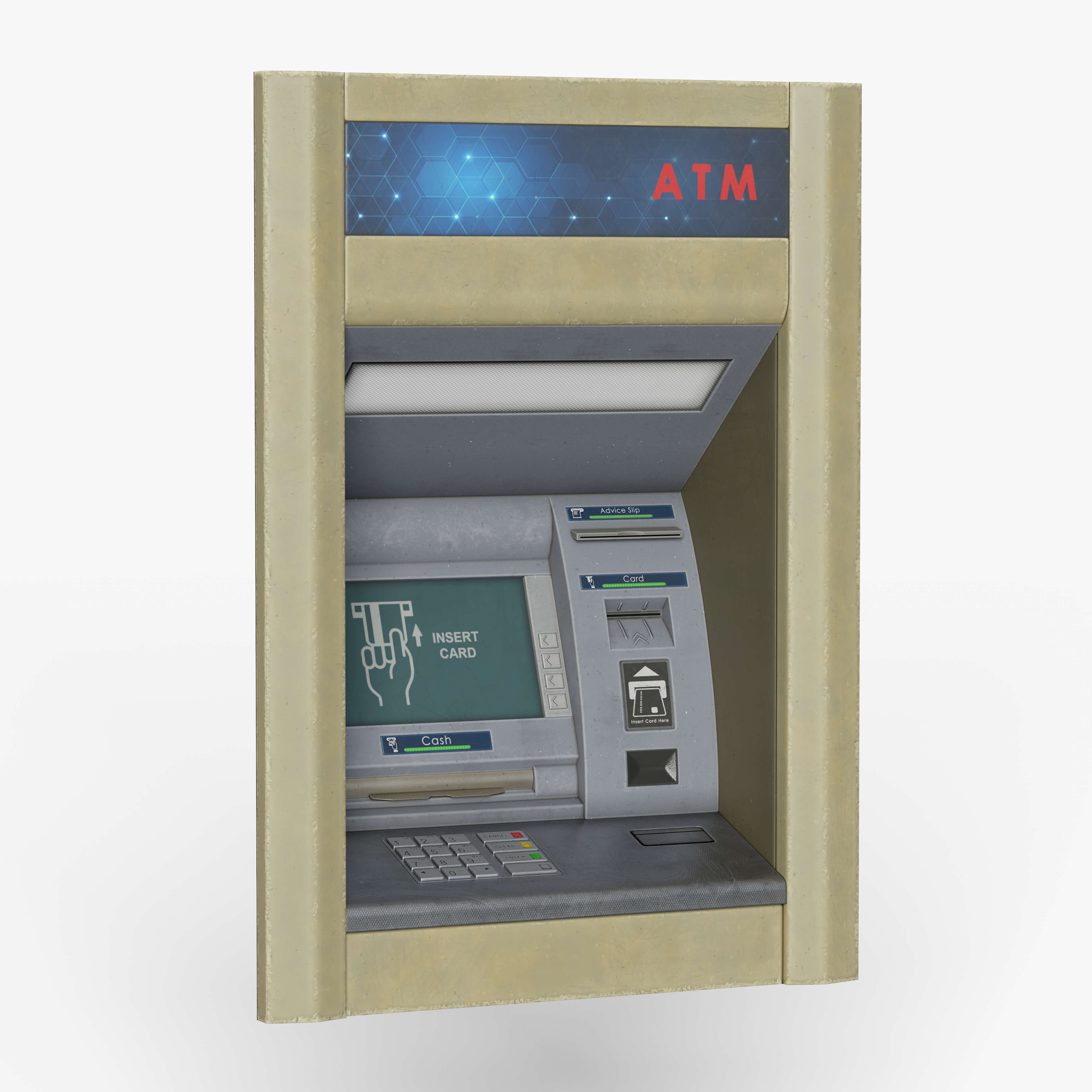 ATM Wallmount - 3D Model by GunsNTanks