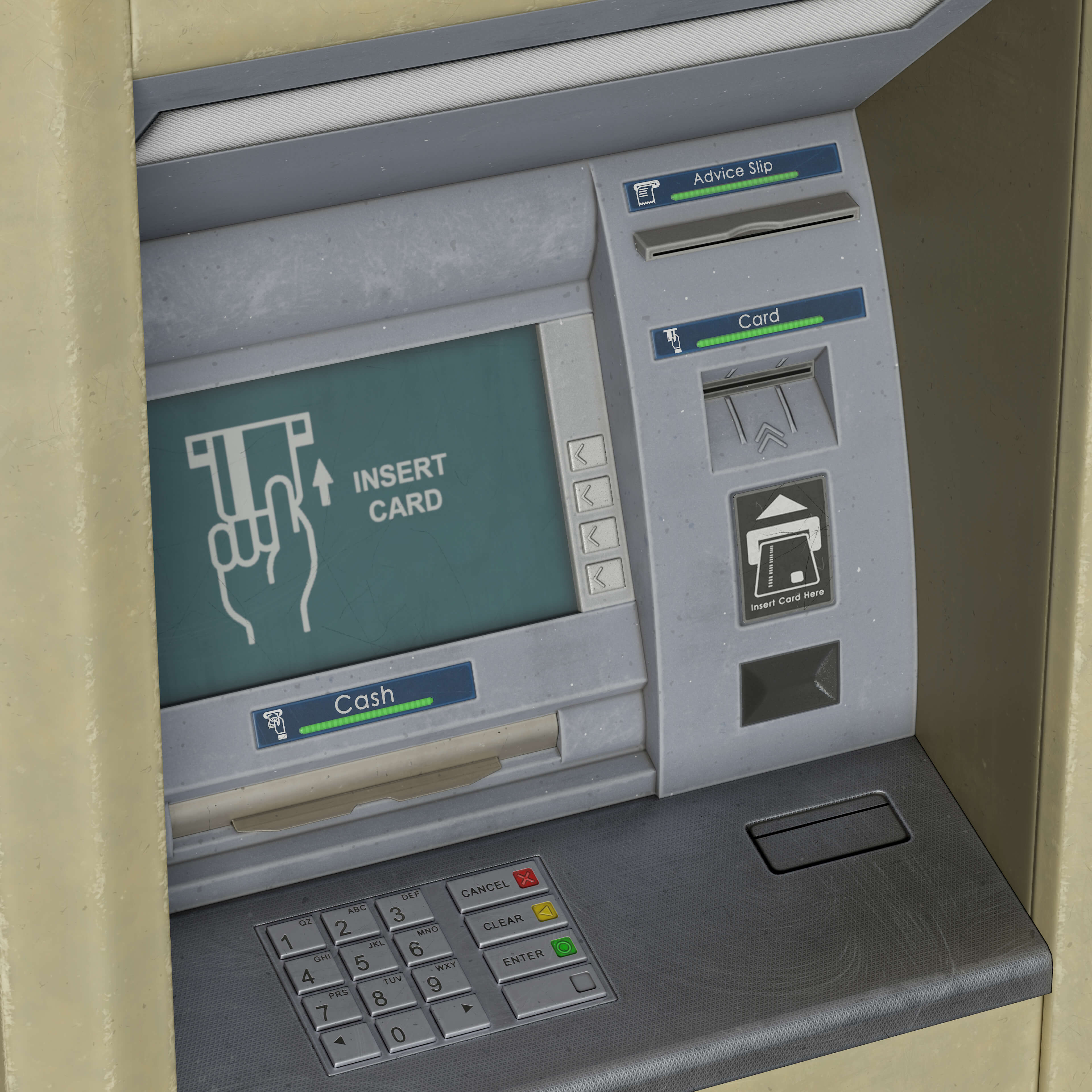 ATM Wallmount - 3D Model by GunsNTanks