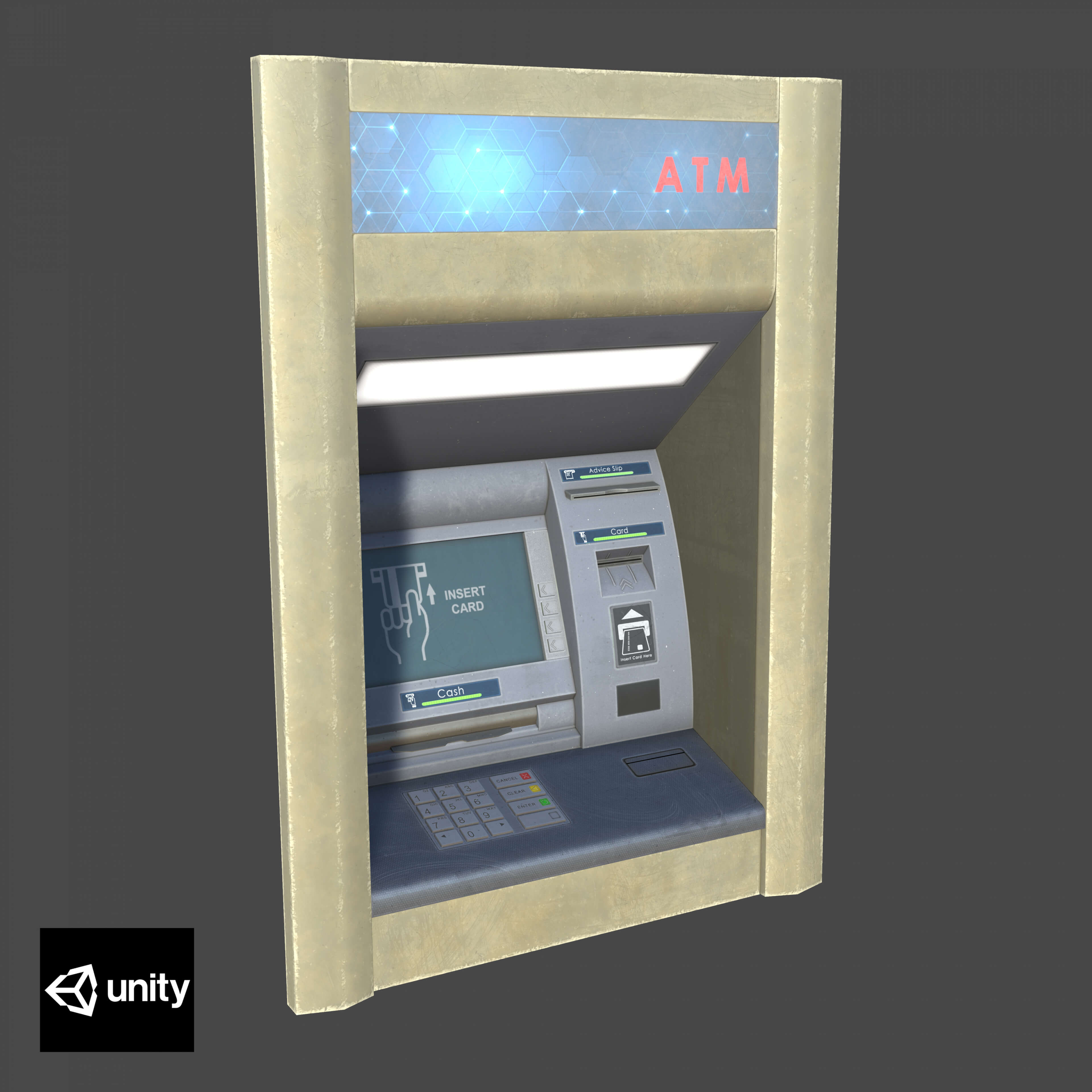 ATM Wallmount - 3D Model by GunsNTanks
