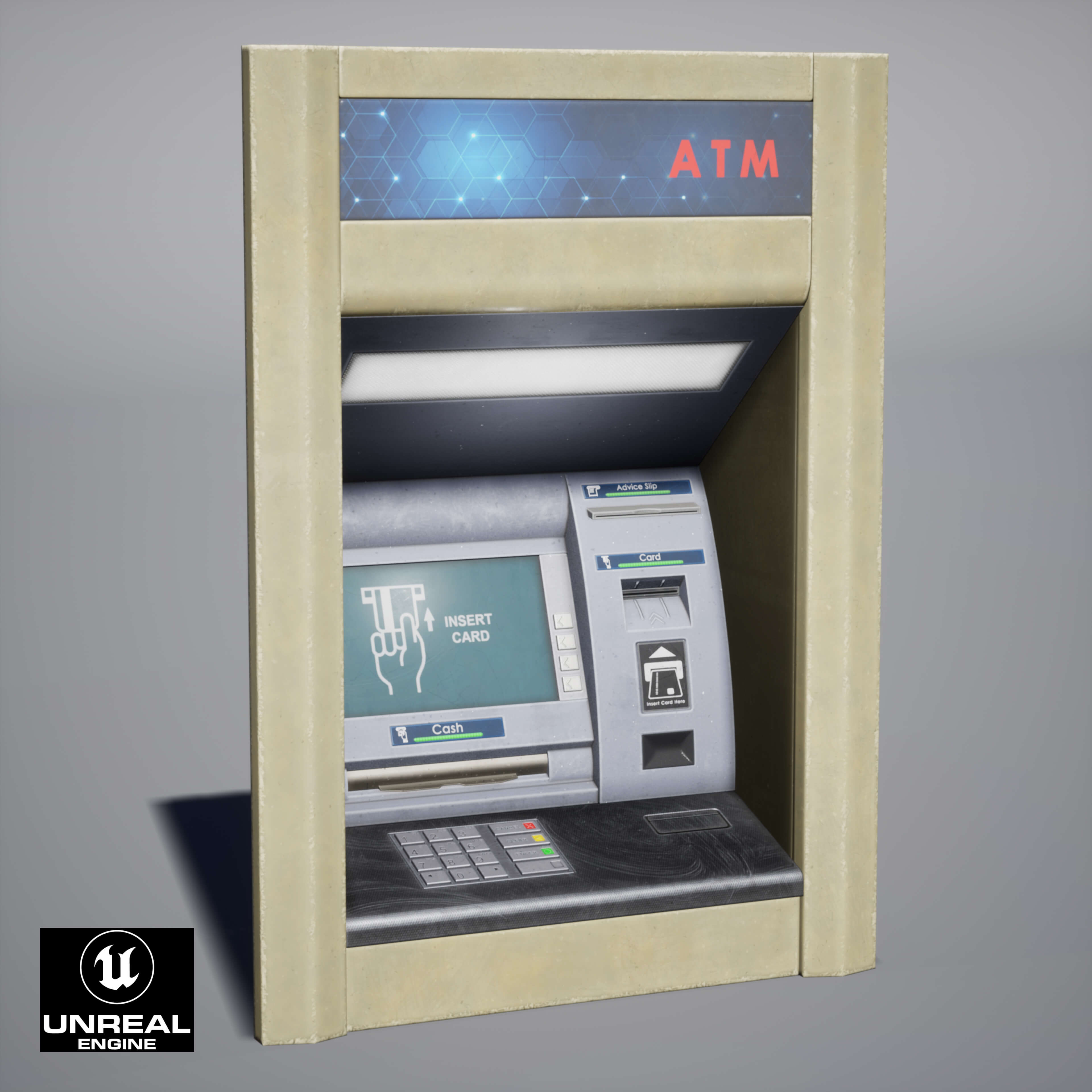 ATM Wallmount - 3D Model by GunsNTanks