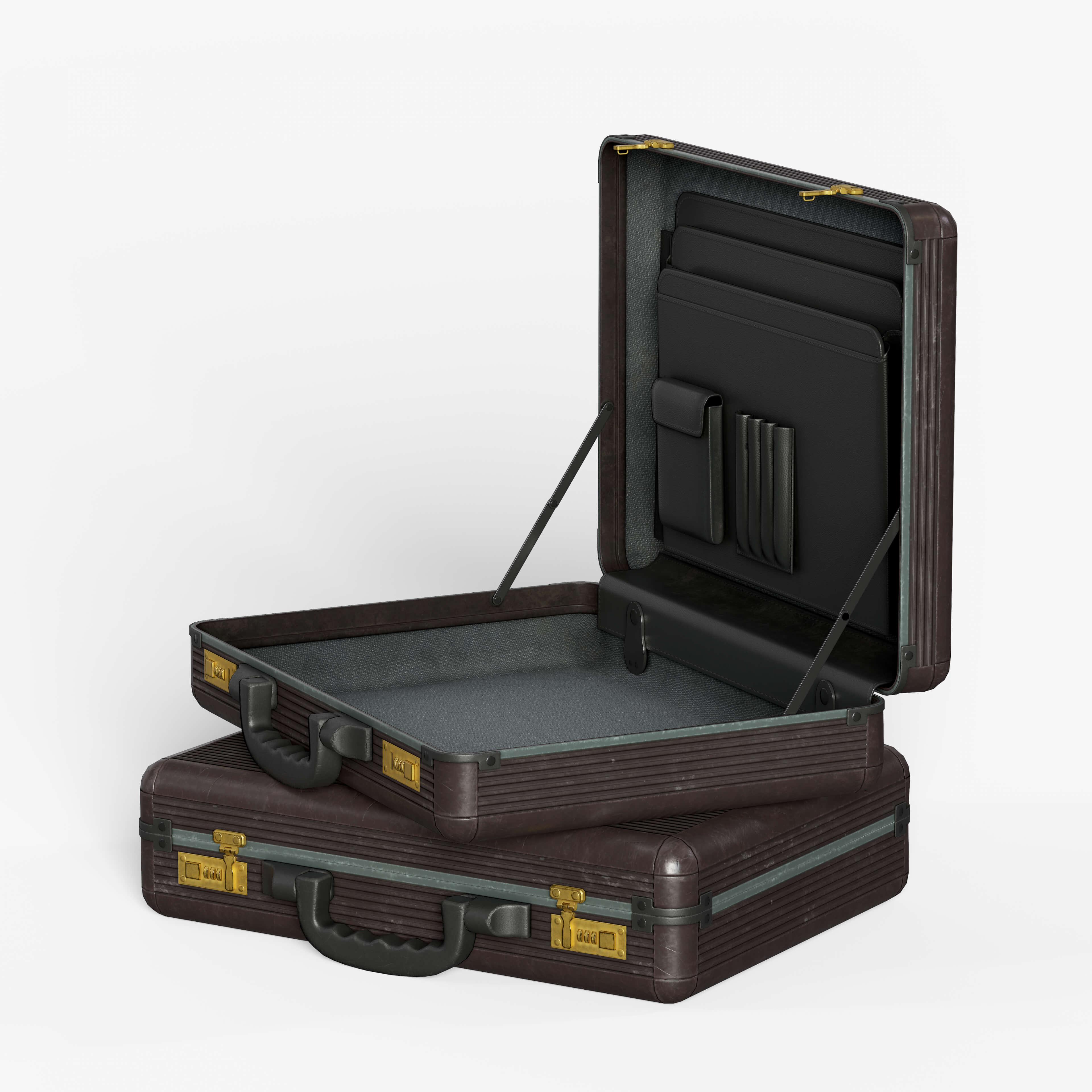Briefcase Suitcase - 3D Model by GunsNTanks
