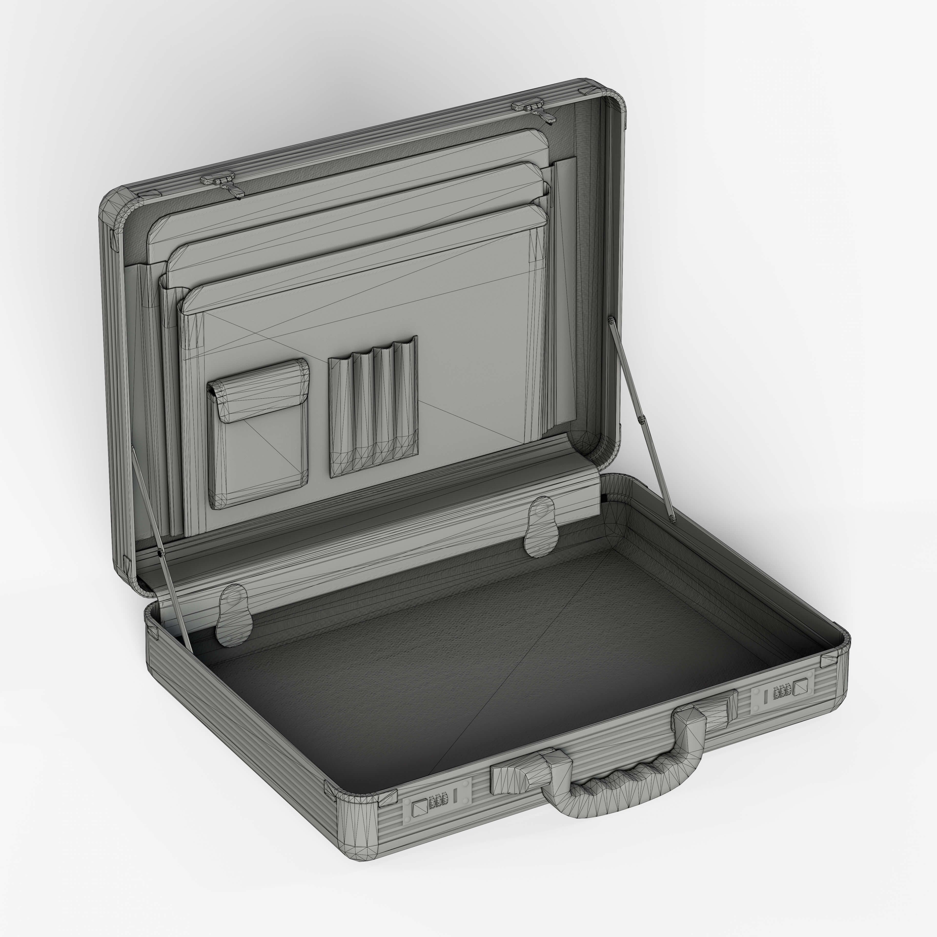Briefcase Suitcase - 3D Model by GunsNTanks