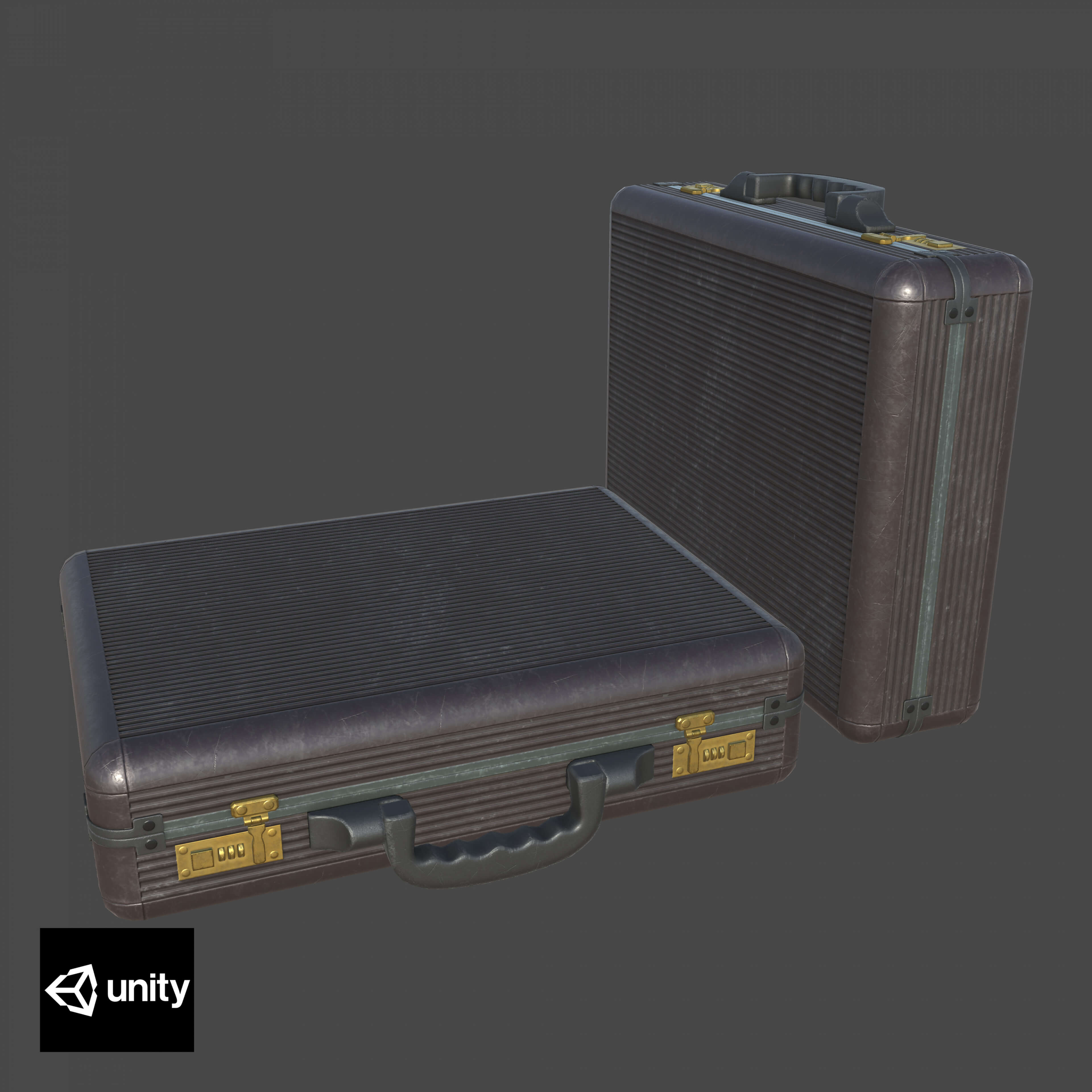 Briefcase Suitcase - 3D Model by GunsNTanks
