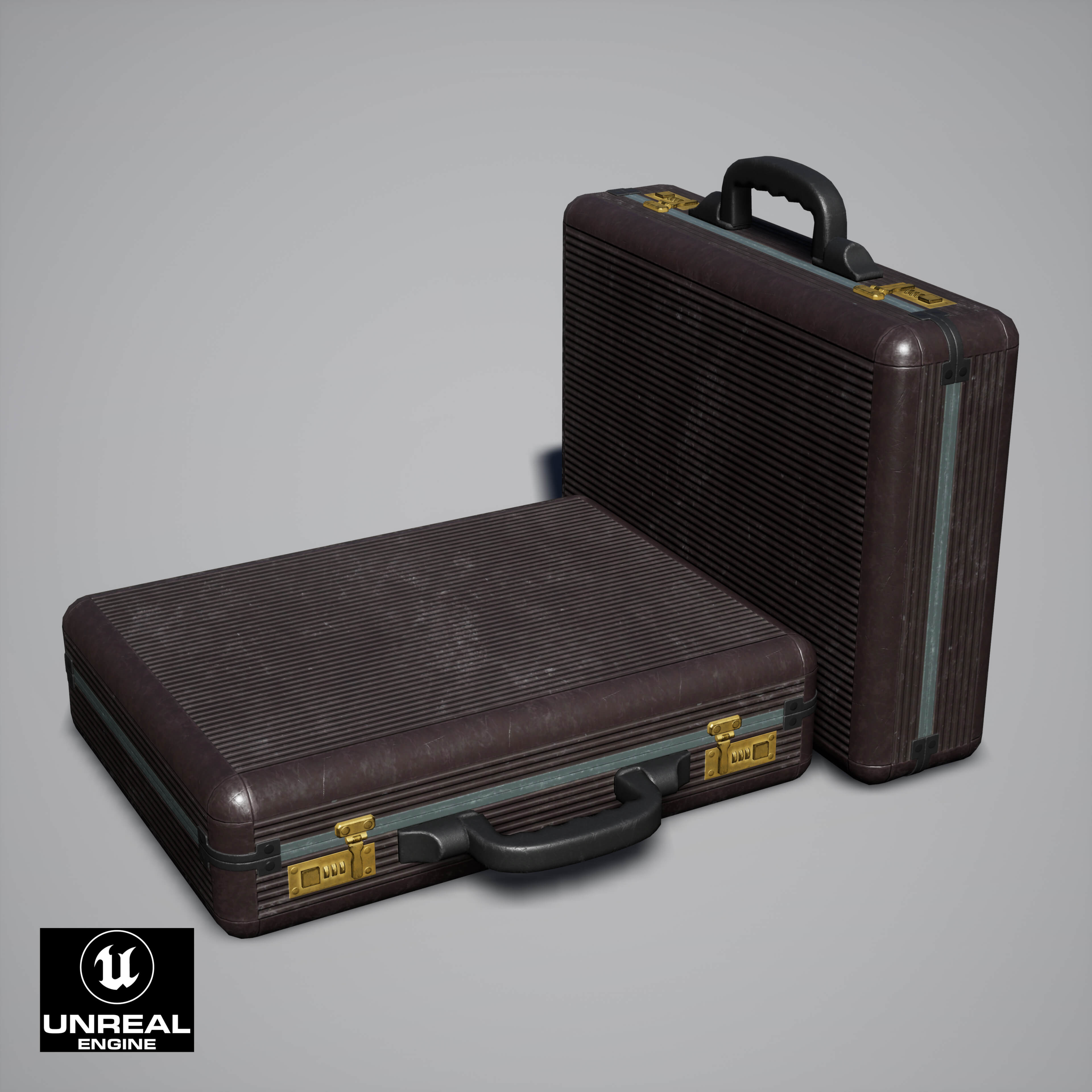 Briefcase Suitcase - 3D Model by GunsNTanks