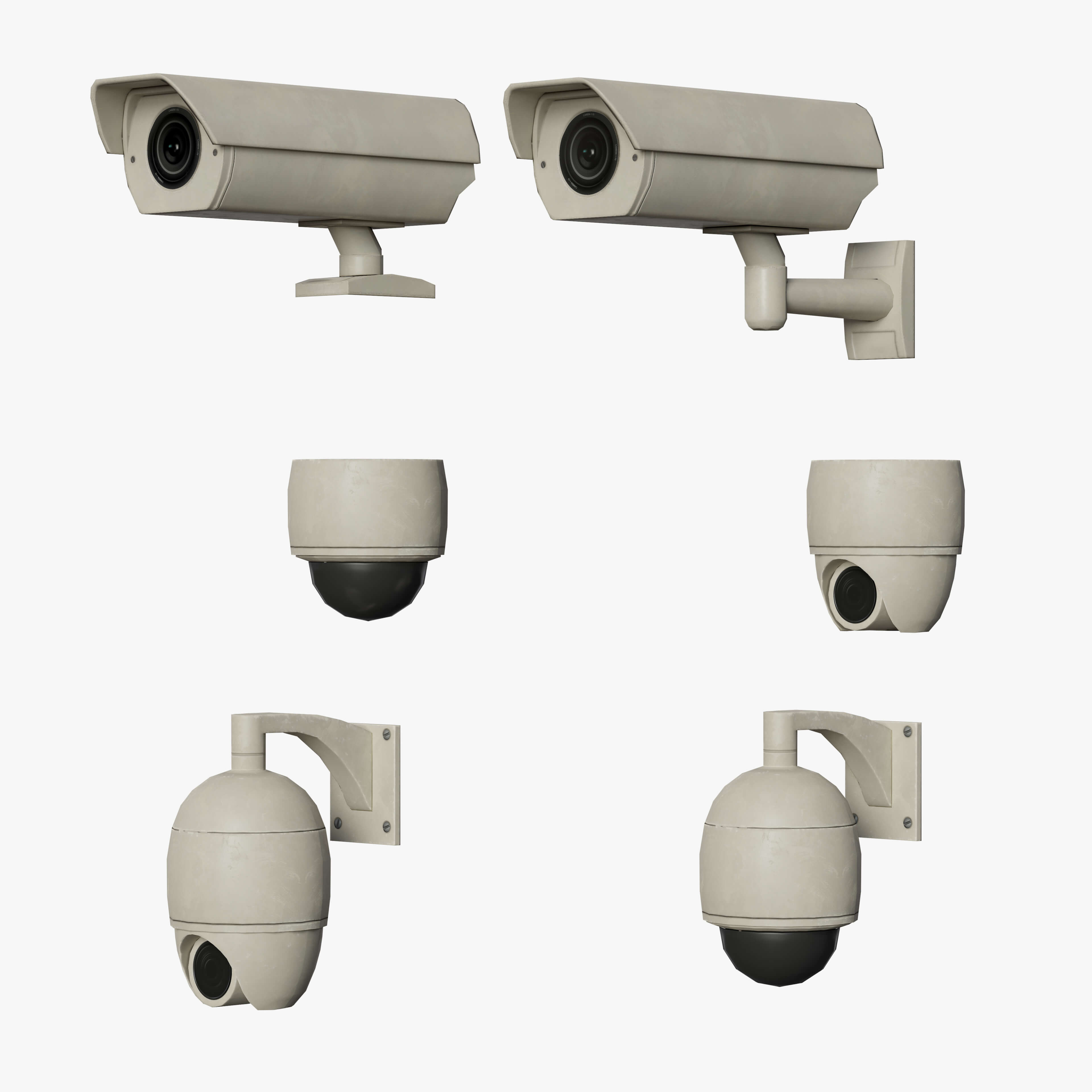 CCTV Camera Set - 3D Model by GunsNTanks
