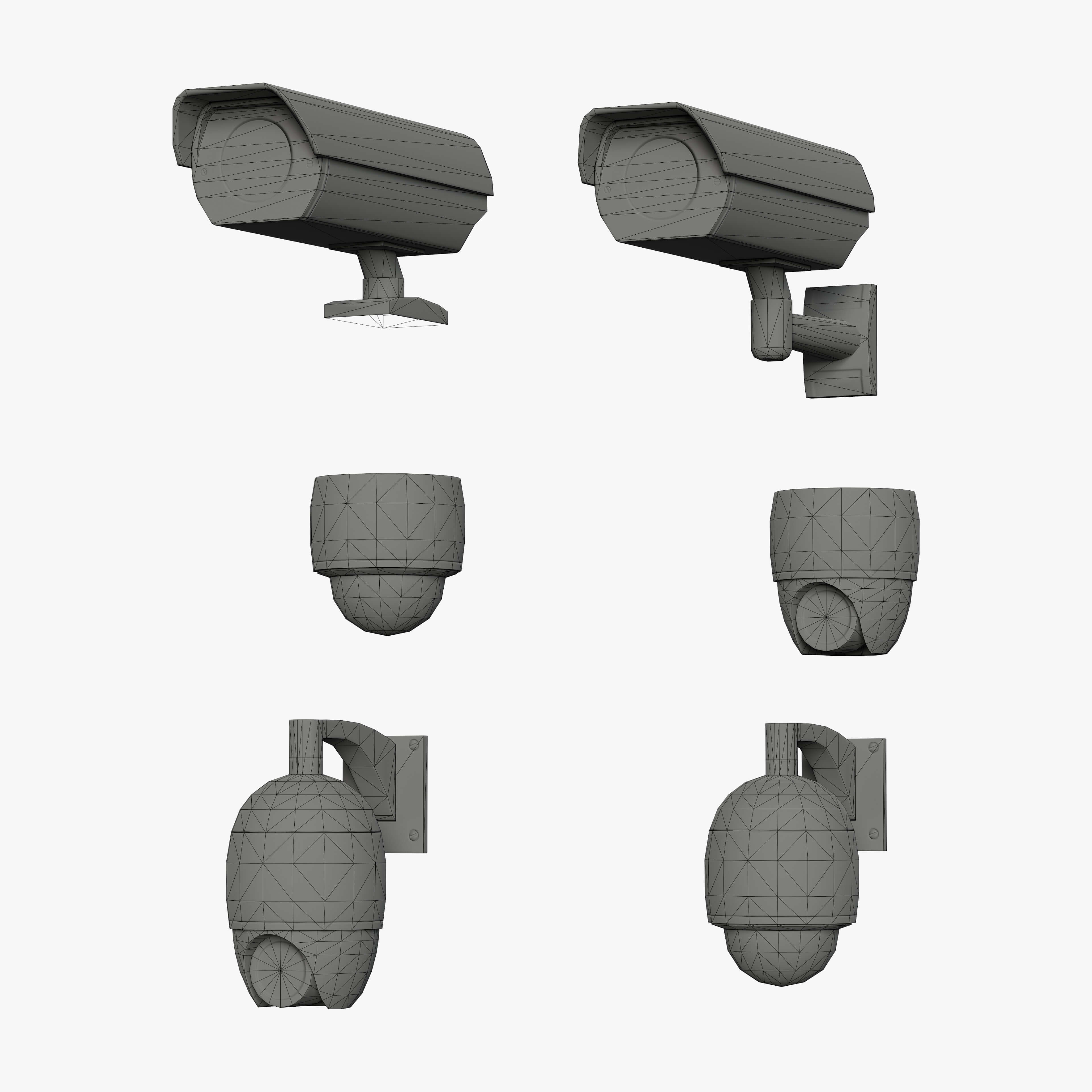 CCTV Camera Set - 3D Model by GunsNTanks