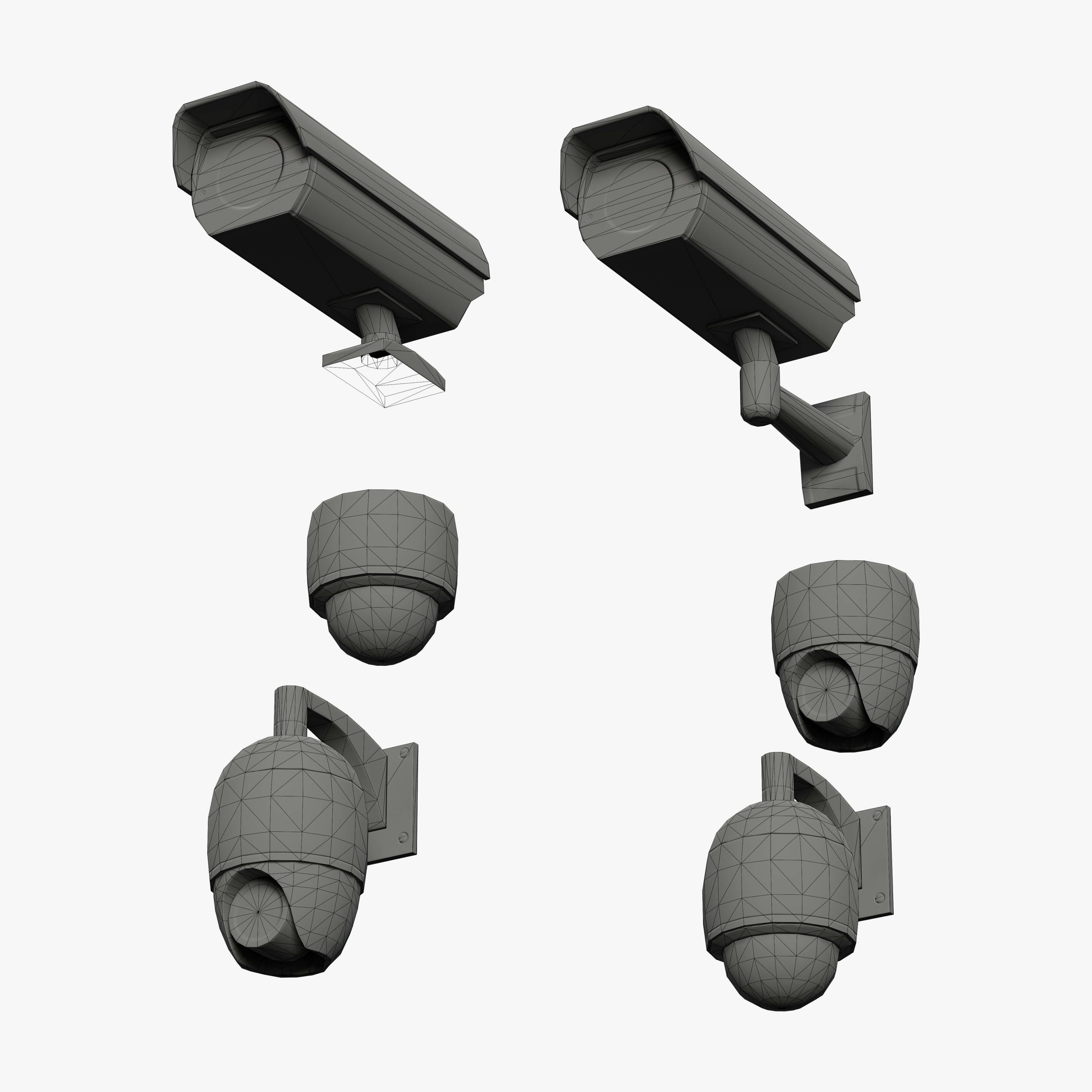 CCTV Camera Set - 3D Model by GunsNTanks