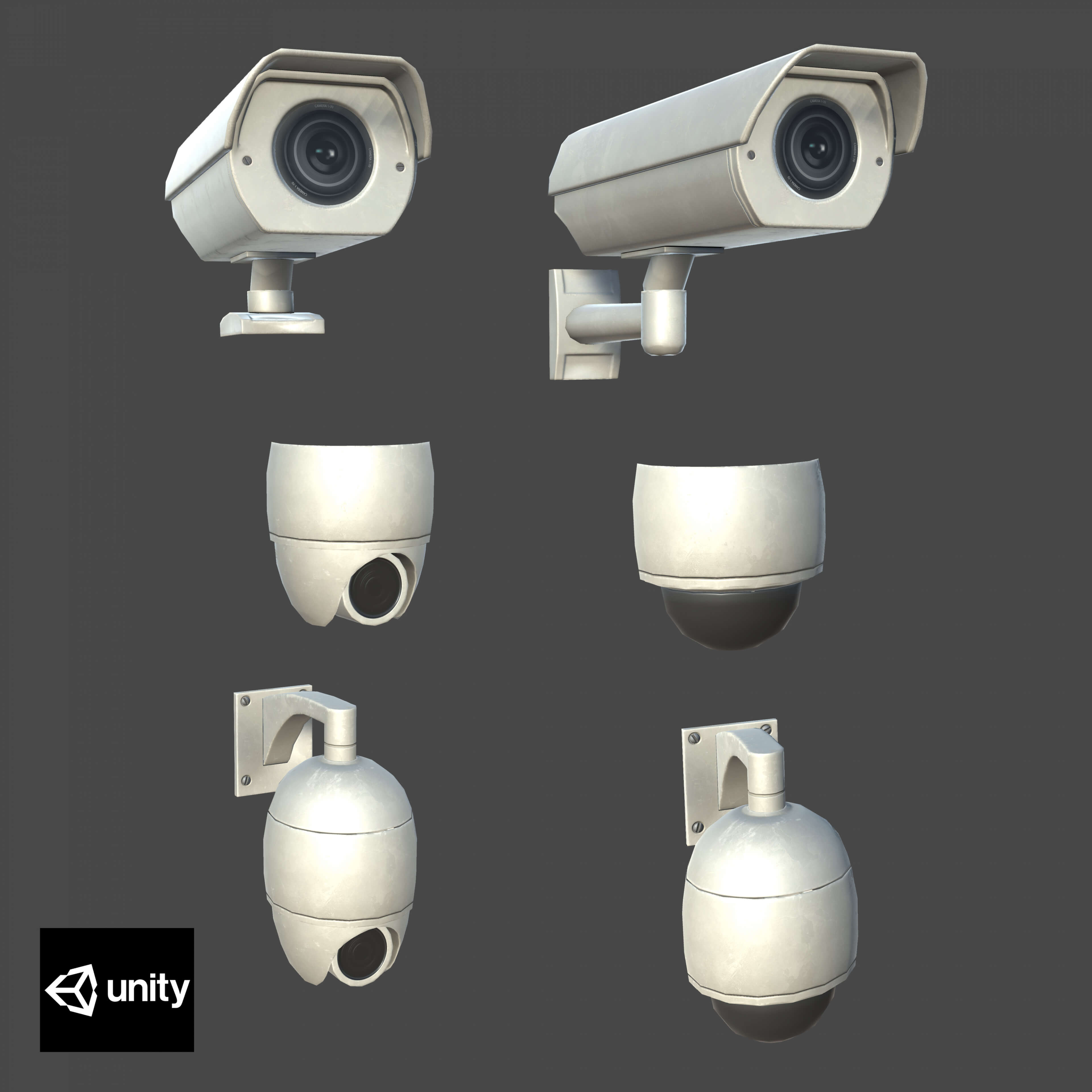 CCTV Camera Set - 3D Model by GunsNTanks